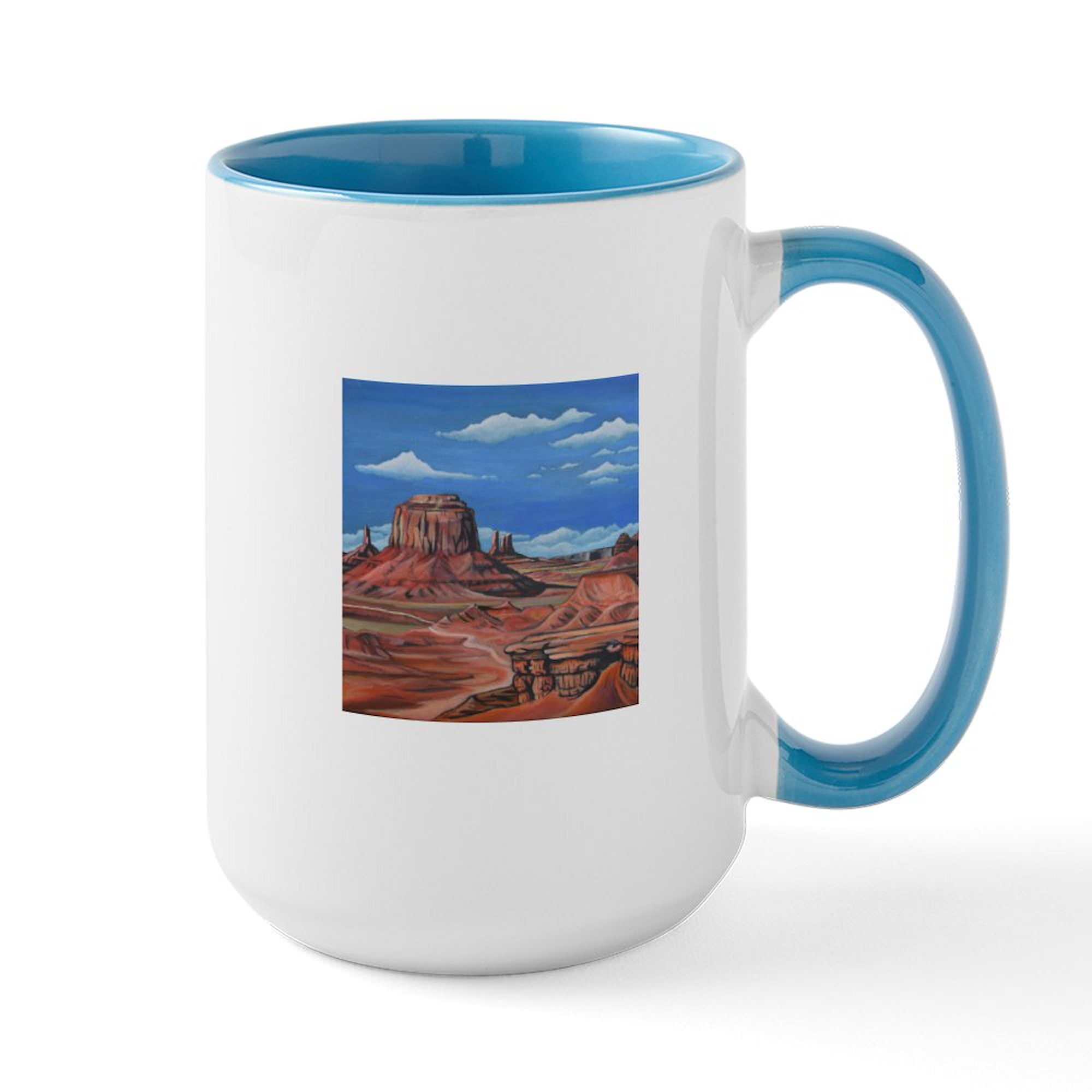 CafePress - Monument Valley (John Ford Point) Mugs - 15 oz Ceramic ...