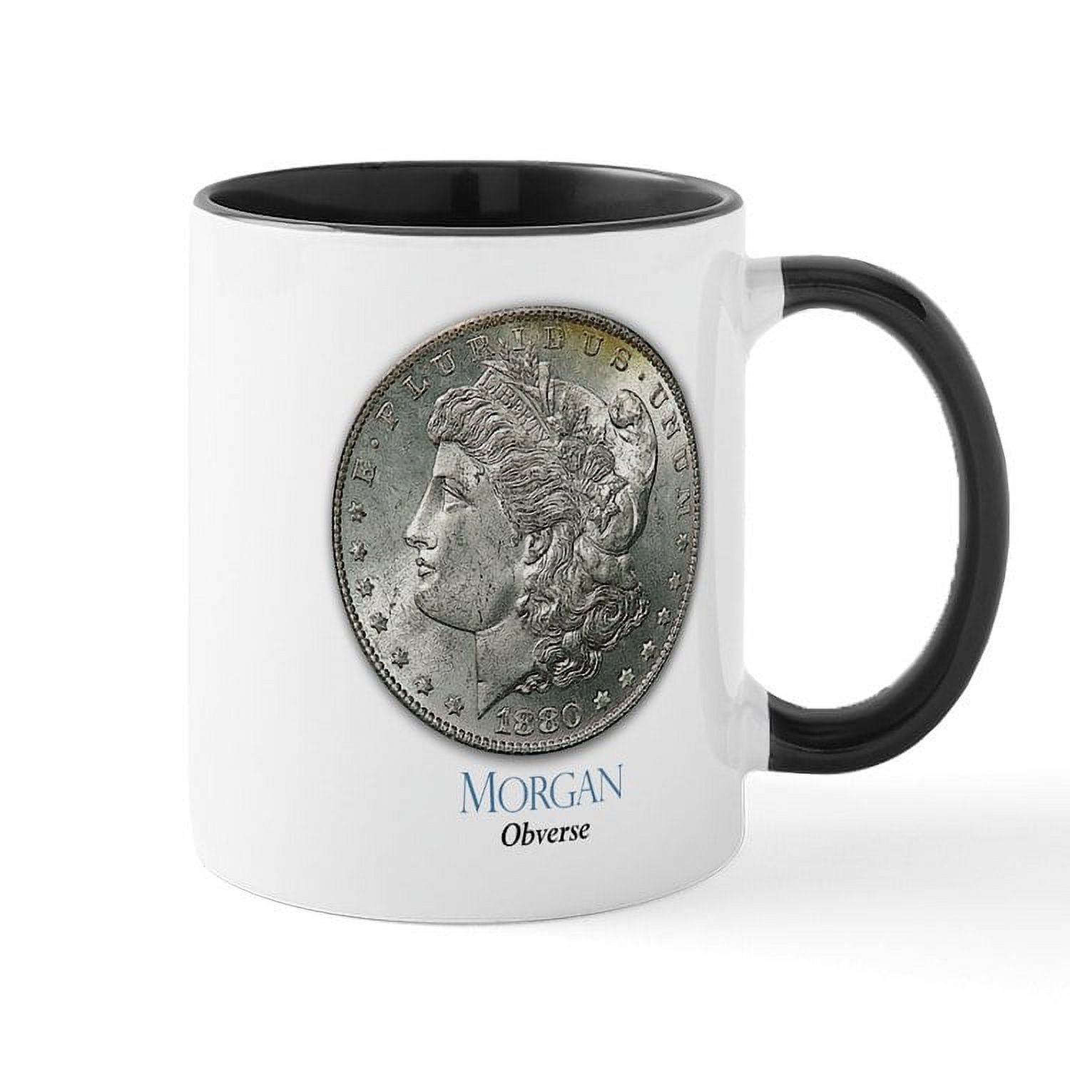 CafePress - Morgan Dollar Shop Mug - 11 oz Ceramic Mug - Novelty Coffee ...