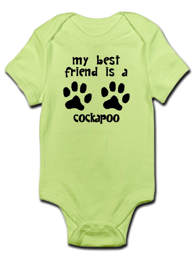 CafePress - My Best Friend Is A Cockapoo Body Suit - Baby Light ...