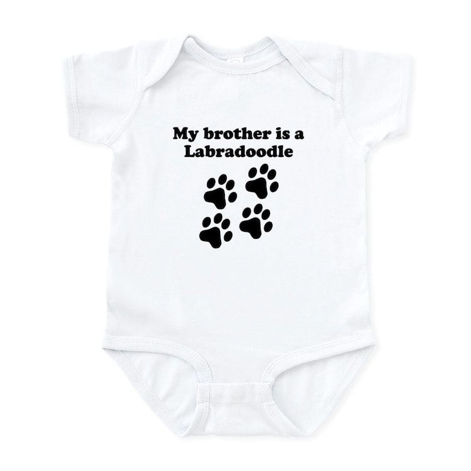 CafePress - My Brother Is A Labradoodle Body Suit - Baby Light Bodysuit ...