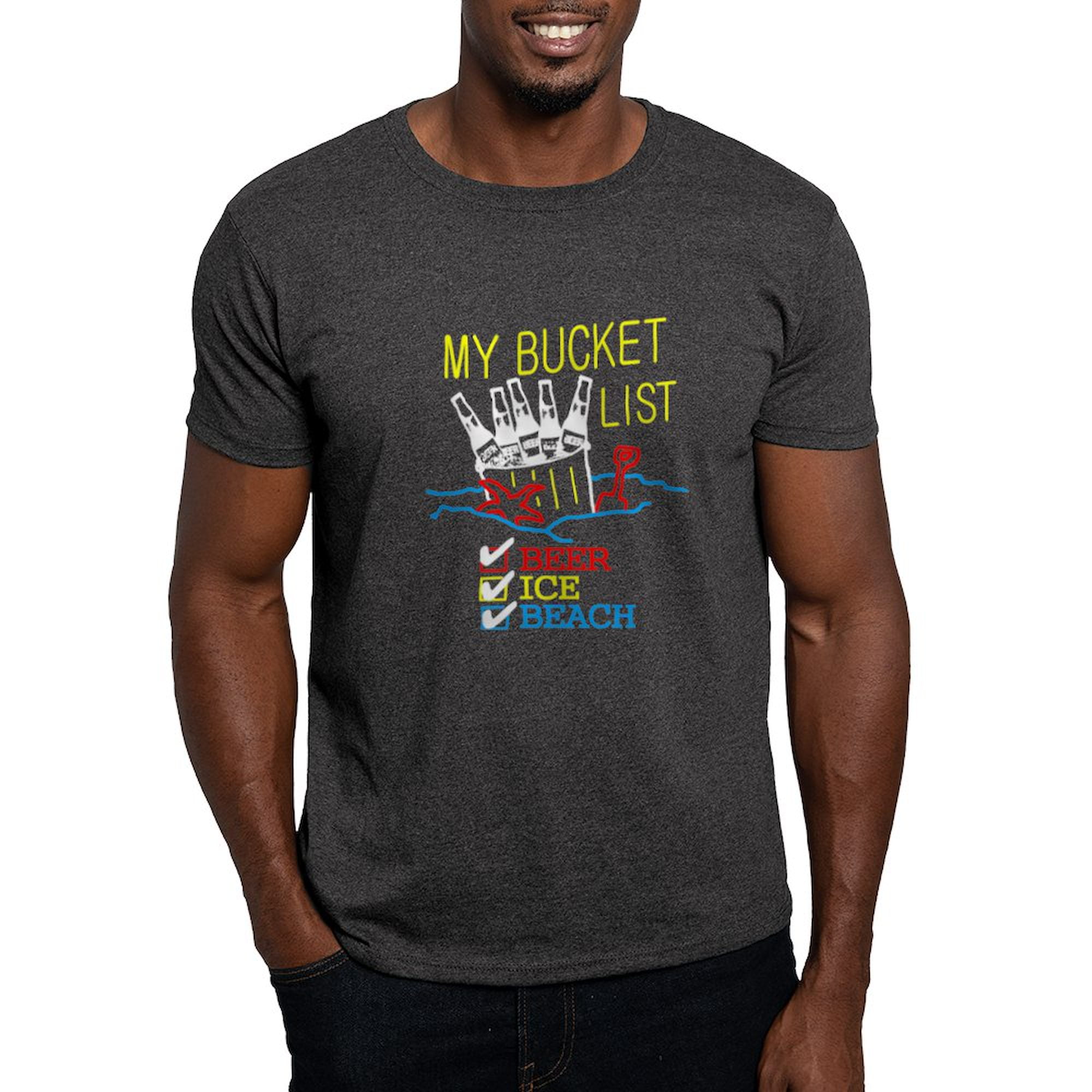 CafePress - My Bucket List T Shirt - Men's Classic Graphic Cotton T ...