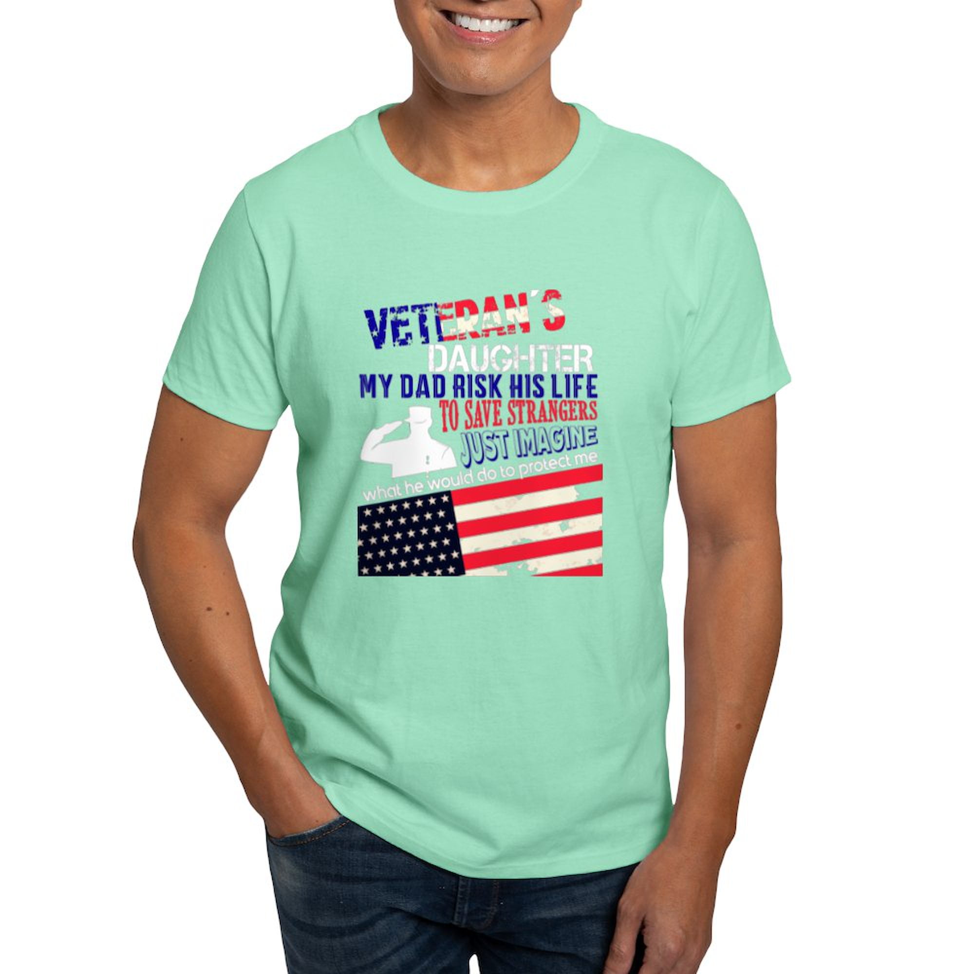 CafePress - My Dad Risks His Life To Save Strangers T T Shirt - Men's ...