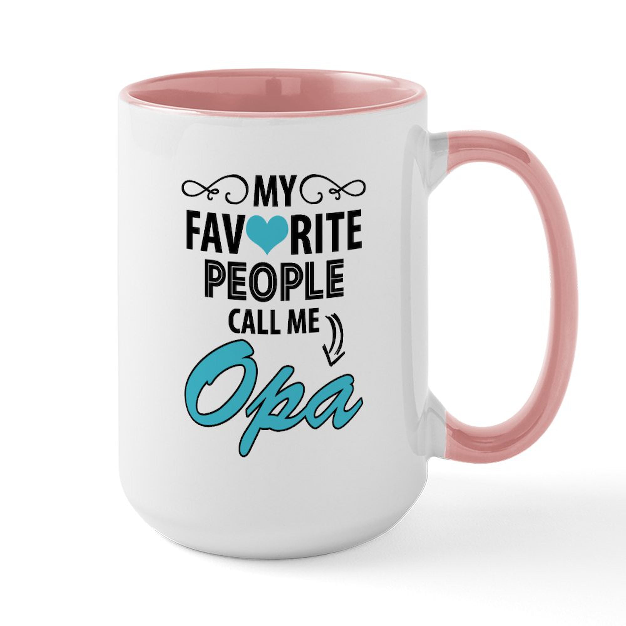 CafePress - My Favorite People Call Me Opa Mugs - 15 oz Ceramic Large ...