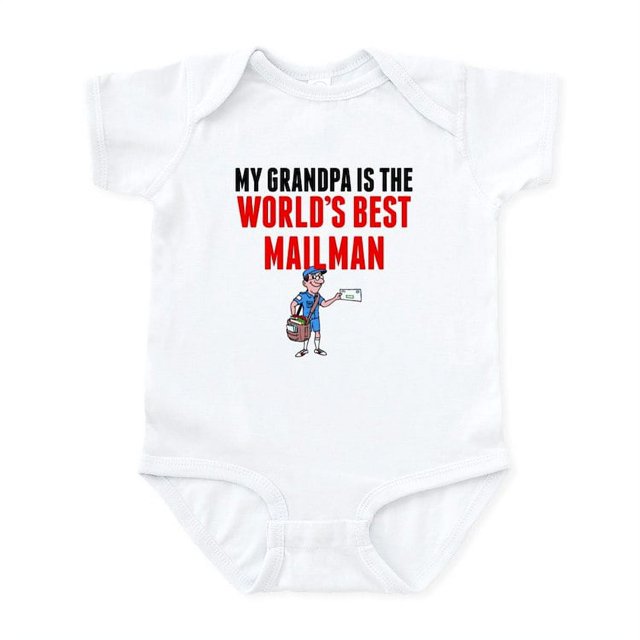 CafePress - My Grandpa Is The Worlds Best Mailman Body Suit - Baby ...