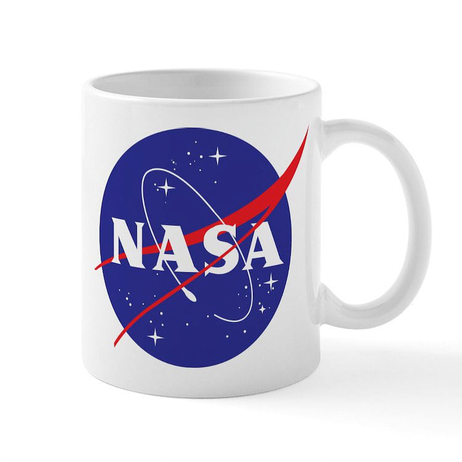 CafePress - NASA Logo Mug - 11 oz Ceramic Mug - Novelty Coffee Tea Cup ...