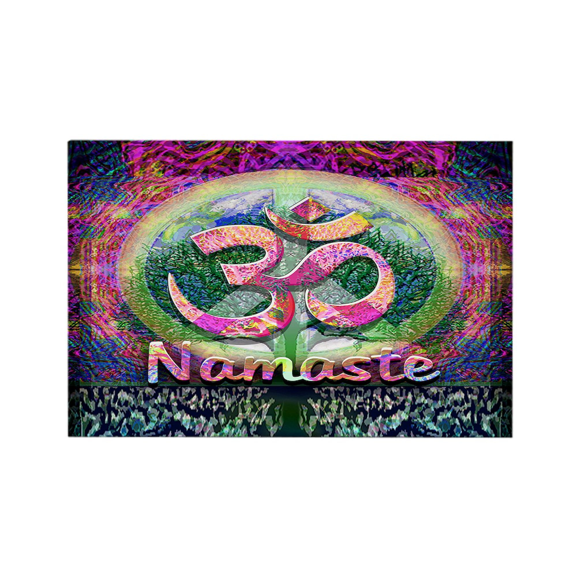 CafePress - Namaster Tree Of Life Peace Symbol Magnets - Rectangle ...