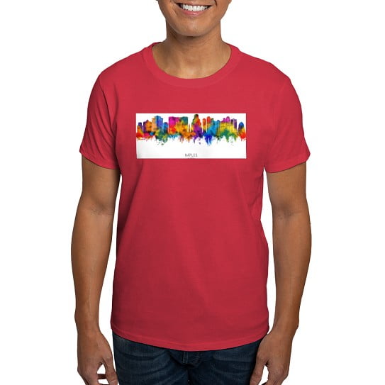CafePress - Naples USA Skyline Men's Value T Shirt - Men's Classic ...