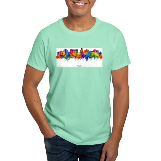 CafePress - Naples USA Skyline Men's Value T Shirt - Men's Classic ...
