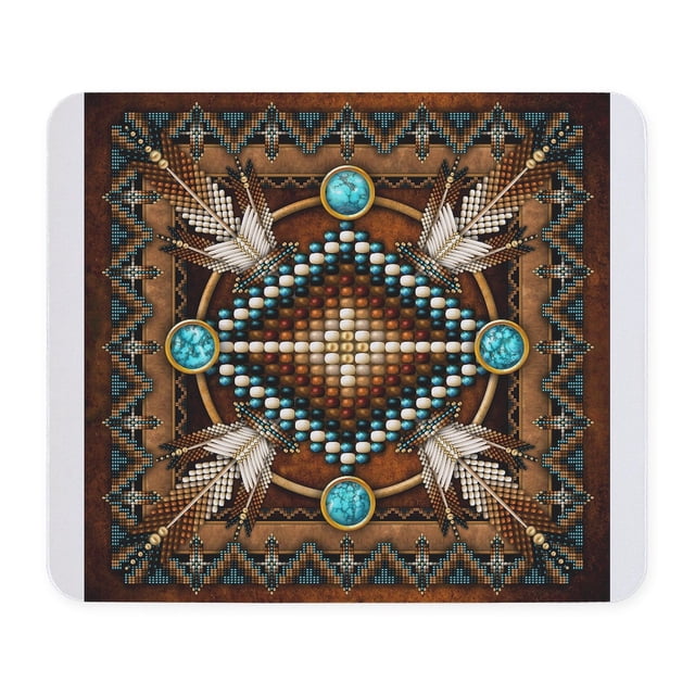 CafePress - Native American Style Tapestry 1 Mousepad - Non-slip Rubber ...