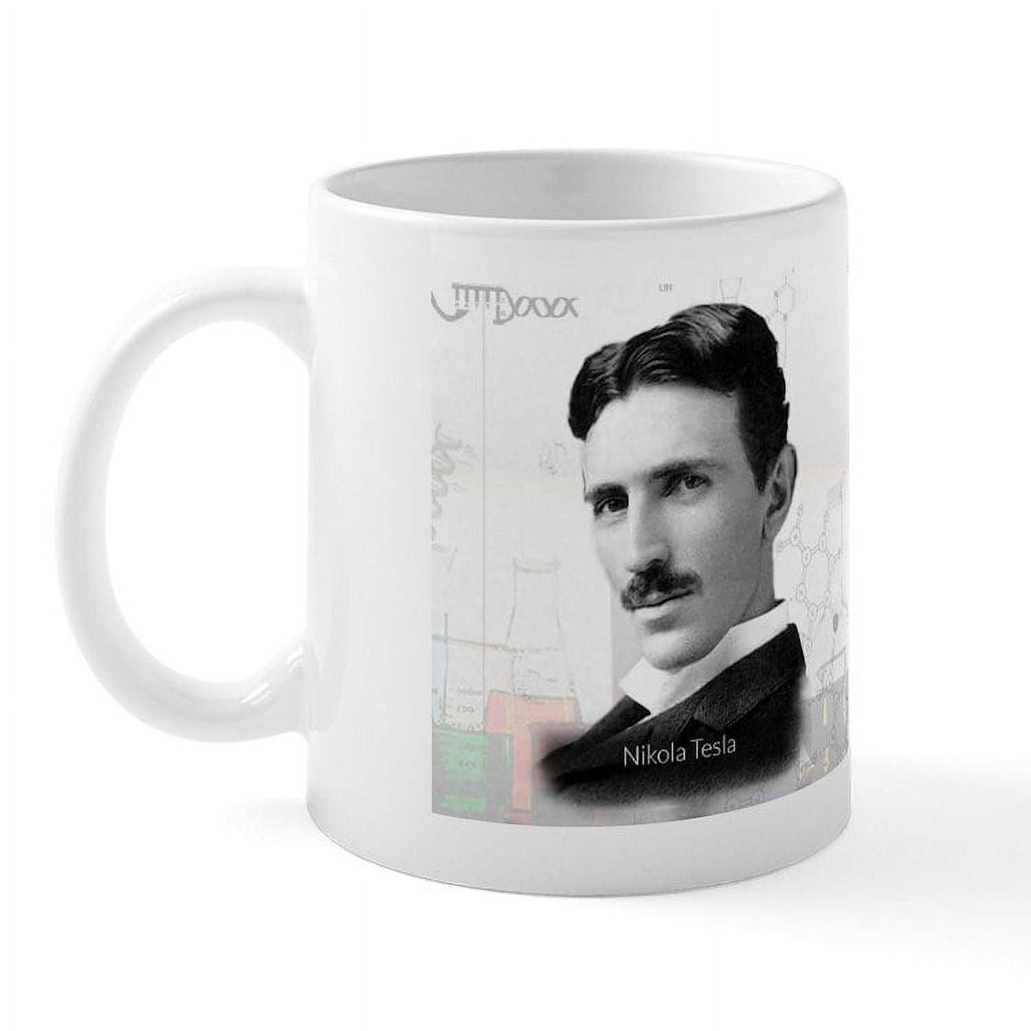 CafePress - Nikola Tesla Historical Mugs - 11 oz Ceramic Mug - Novelty ...