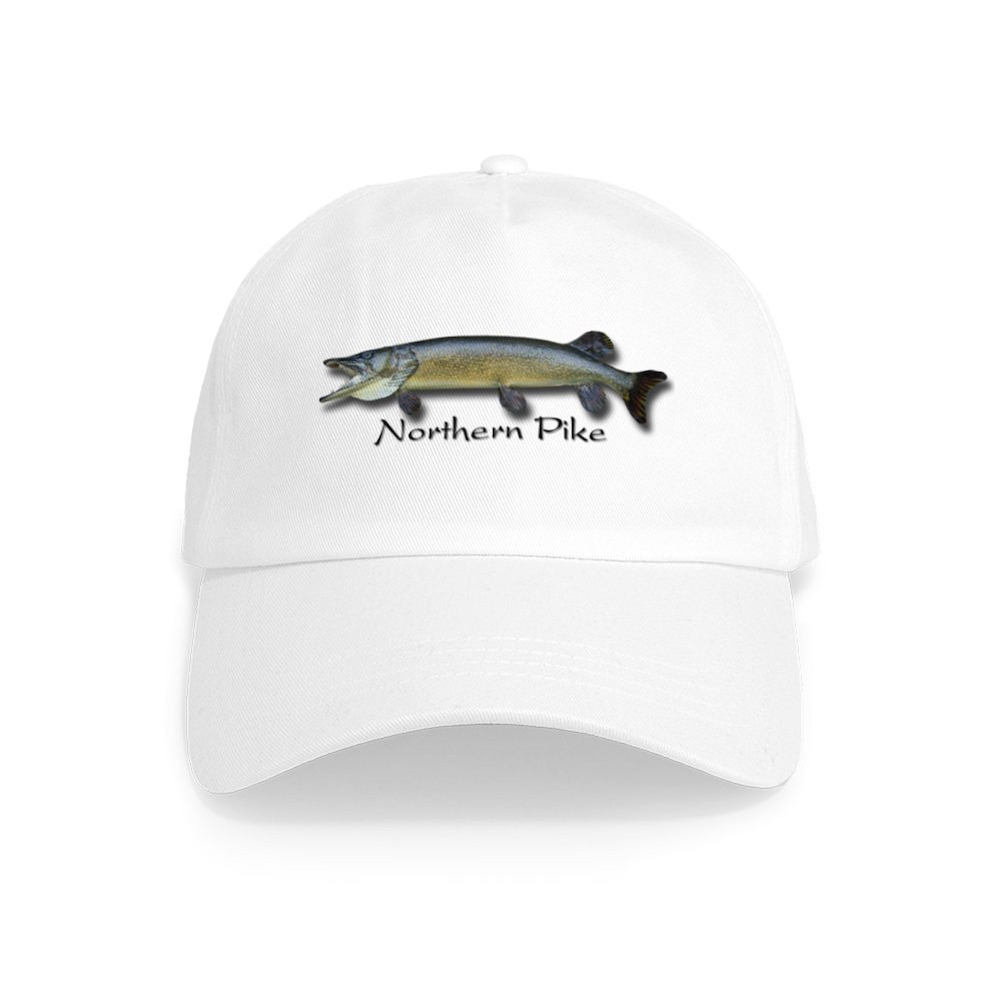 CafePress - Northern Pike Baseball Cap Hat - Adjustable 100% Brushed Unisex Cotton Baseball Cap ...