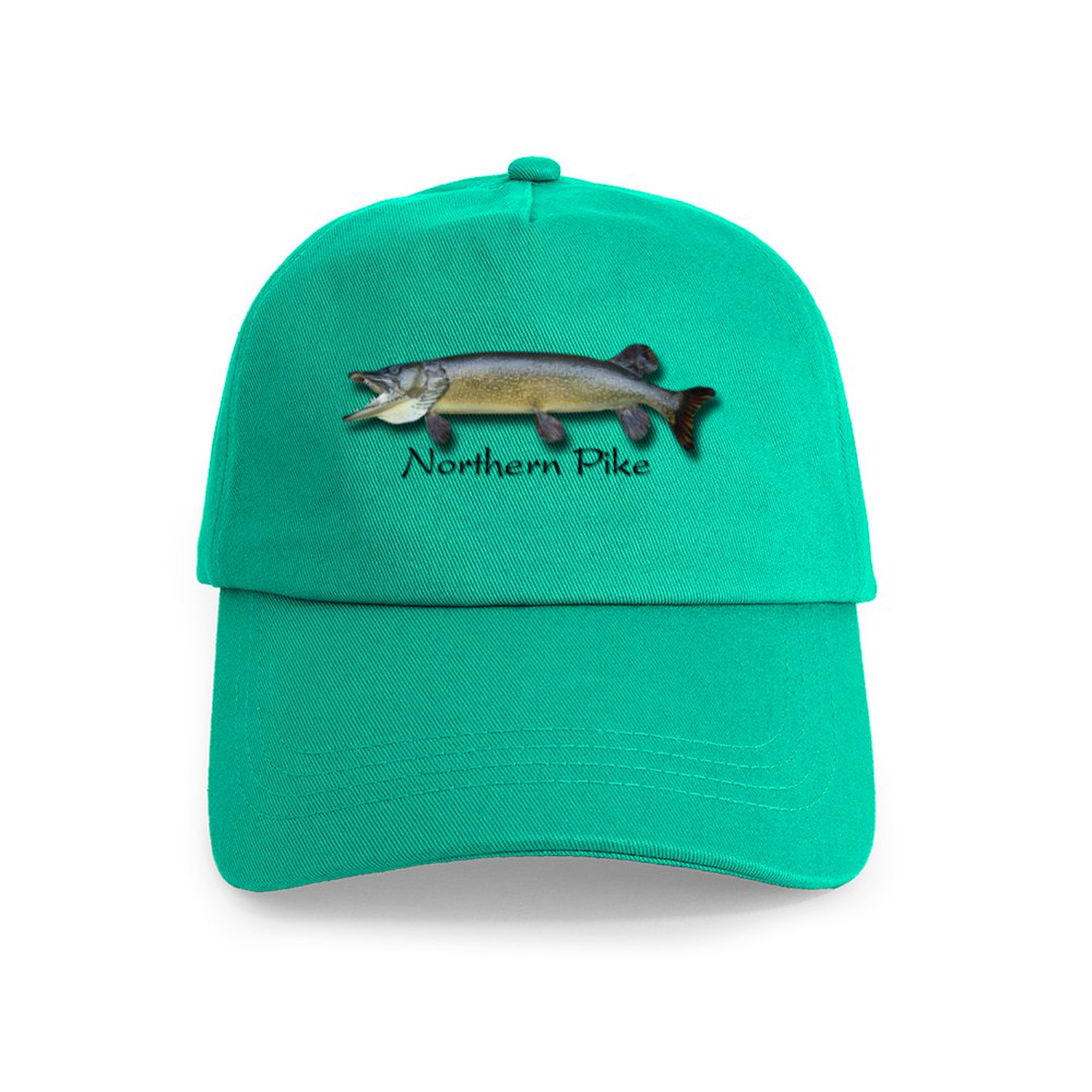 CafePress - Northern Pike Baseball Cap Hat - Adjustable 100% Brushed ...
