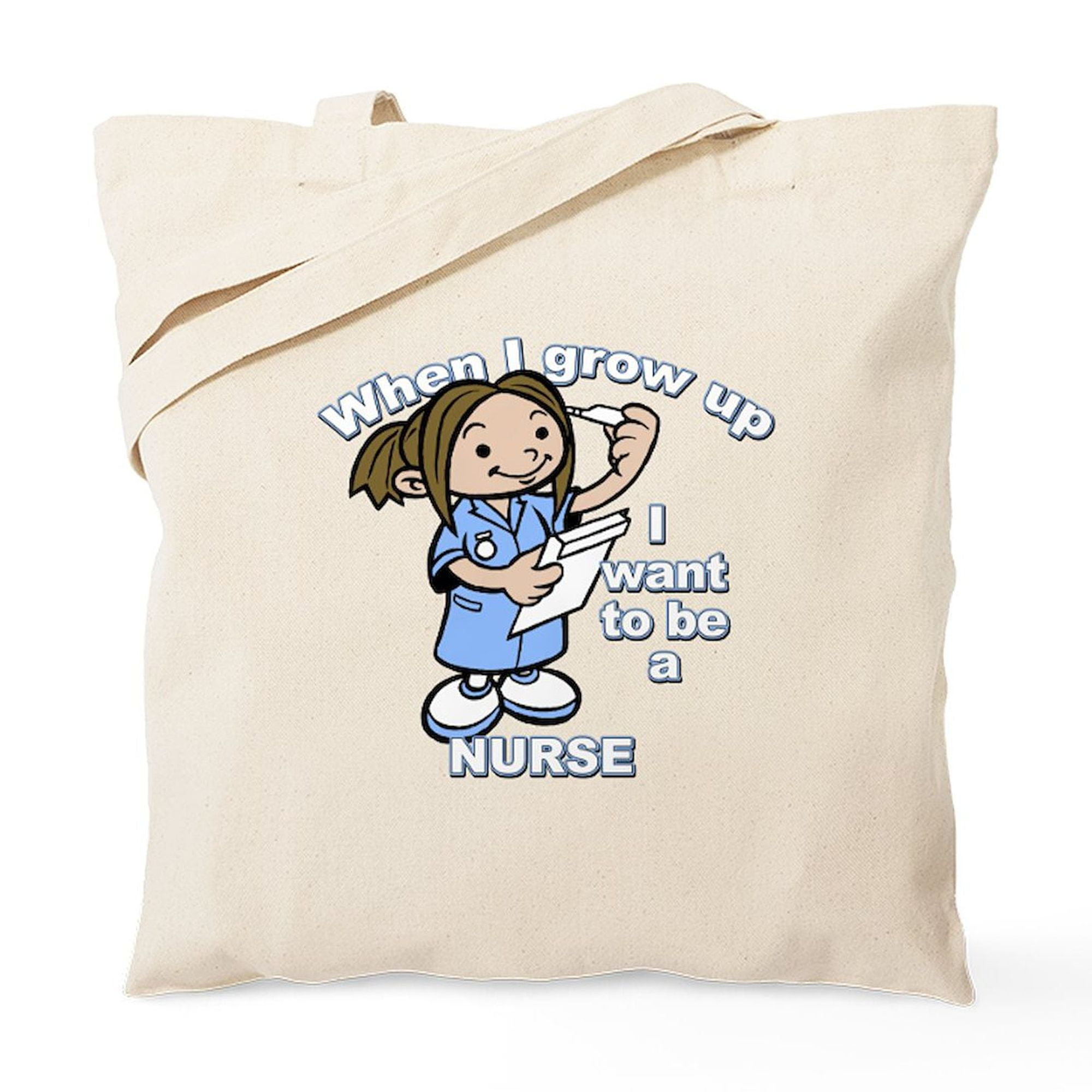 CafePress - Nurse_CP Tote Bag - Unisex Canvas Tote Bag, Beige, 1-Piece - Walmart.com