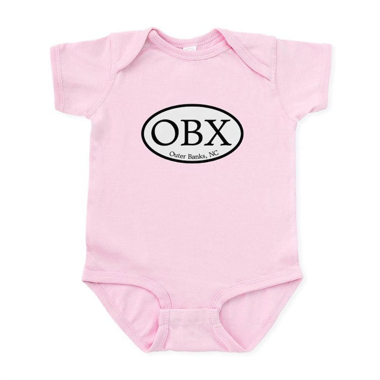CafePress - OBX Outer Banks, NC Oval Infant Bodysuit - Baby Light ...