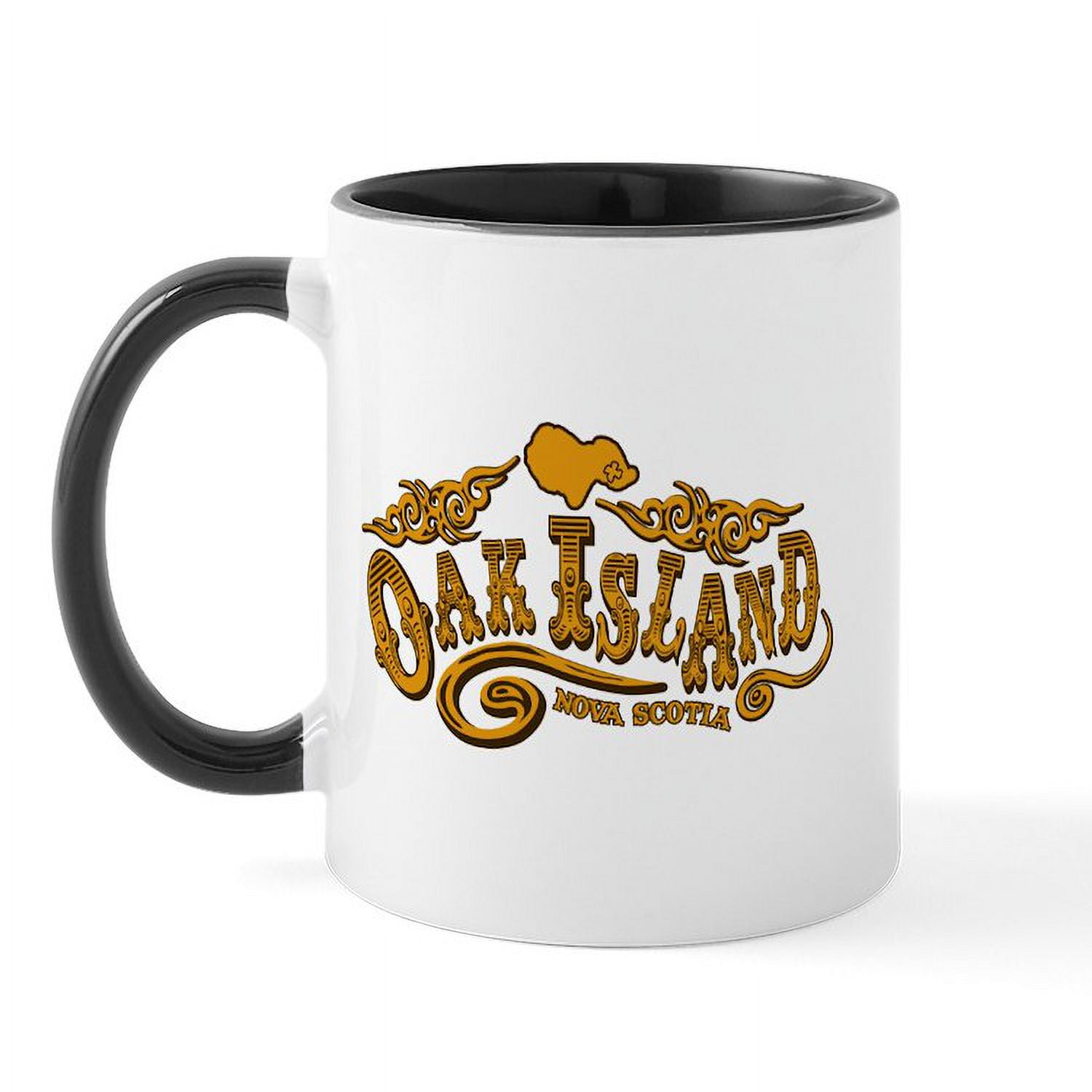 CafePress - Oak Island Saloon Mug - 11 oz Ceramic Mug - Novelty Coffee ...