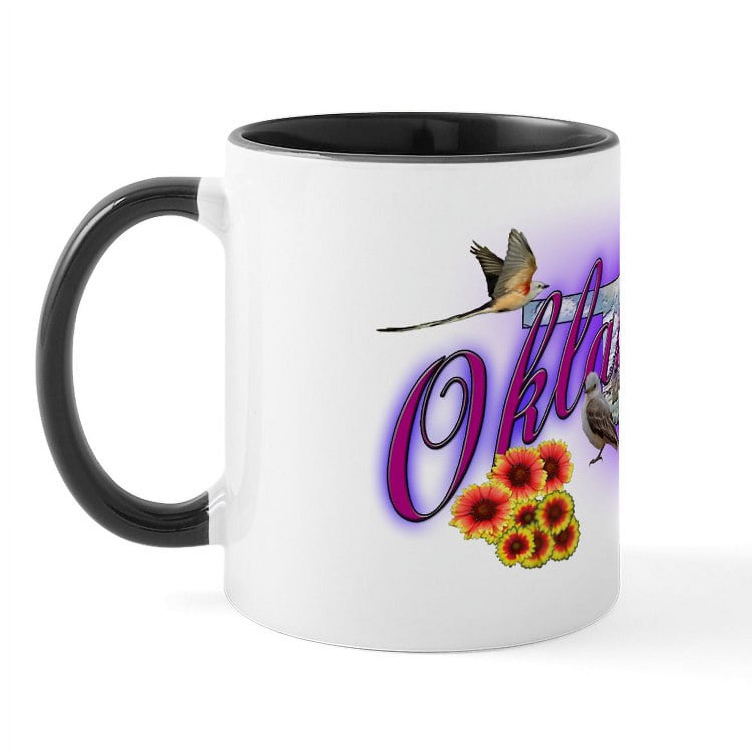 CafePress - Oklahoma Mug - 11 oz Ceramic Mug - Novelty Coffee Tea Cup ...