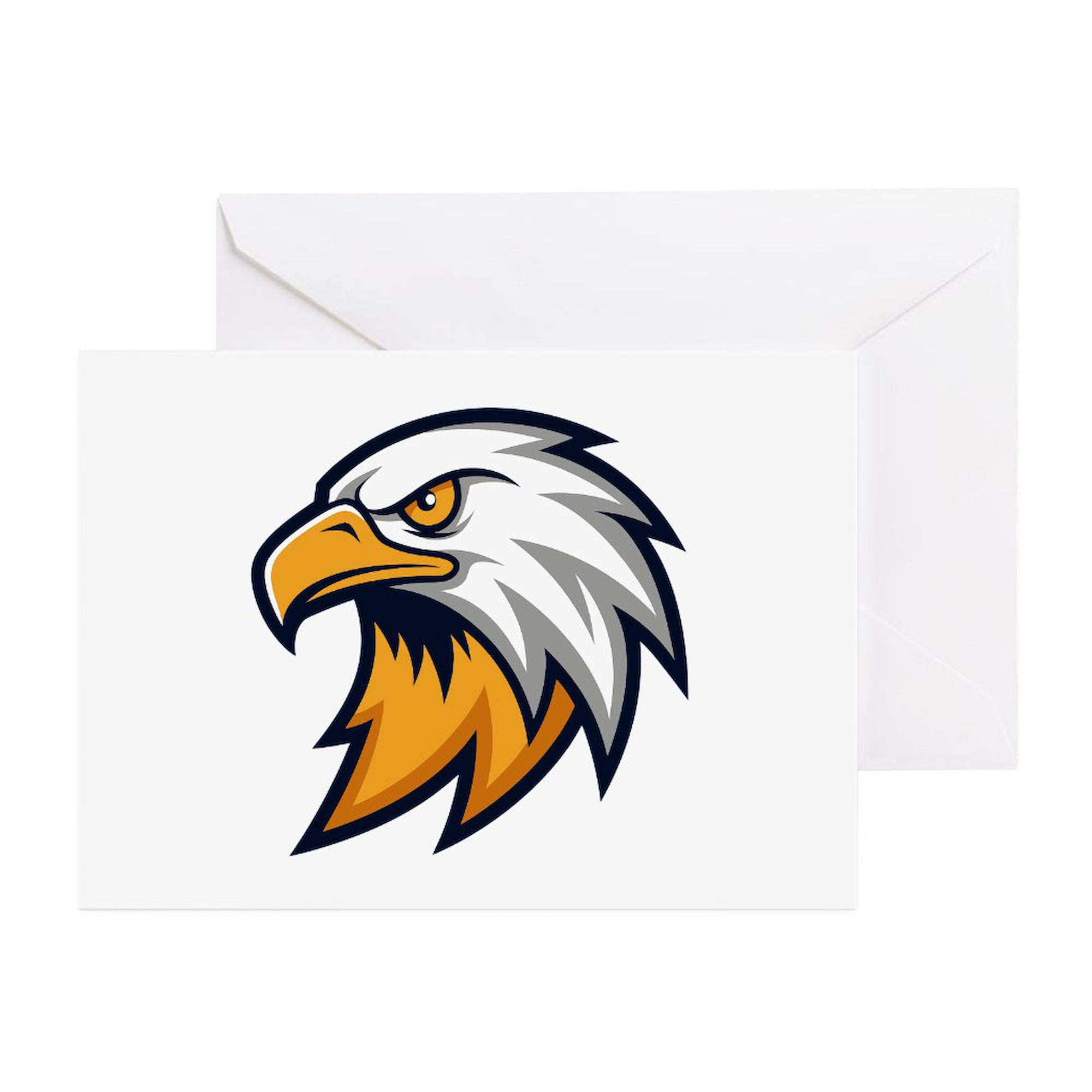 CafePress - Old School Eagle Mascot Head: Illustrated Classic ...