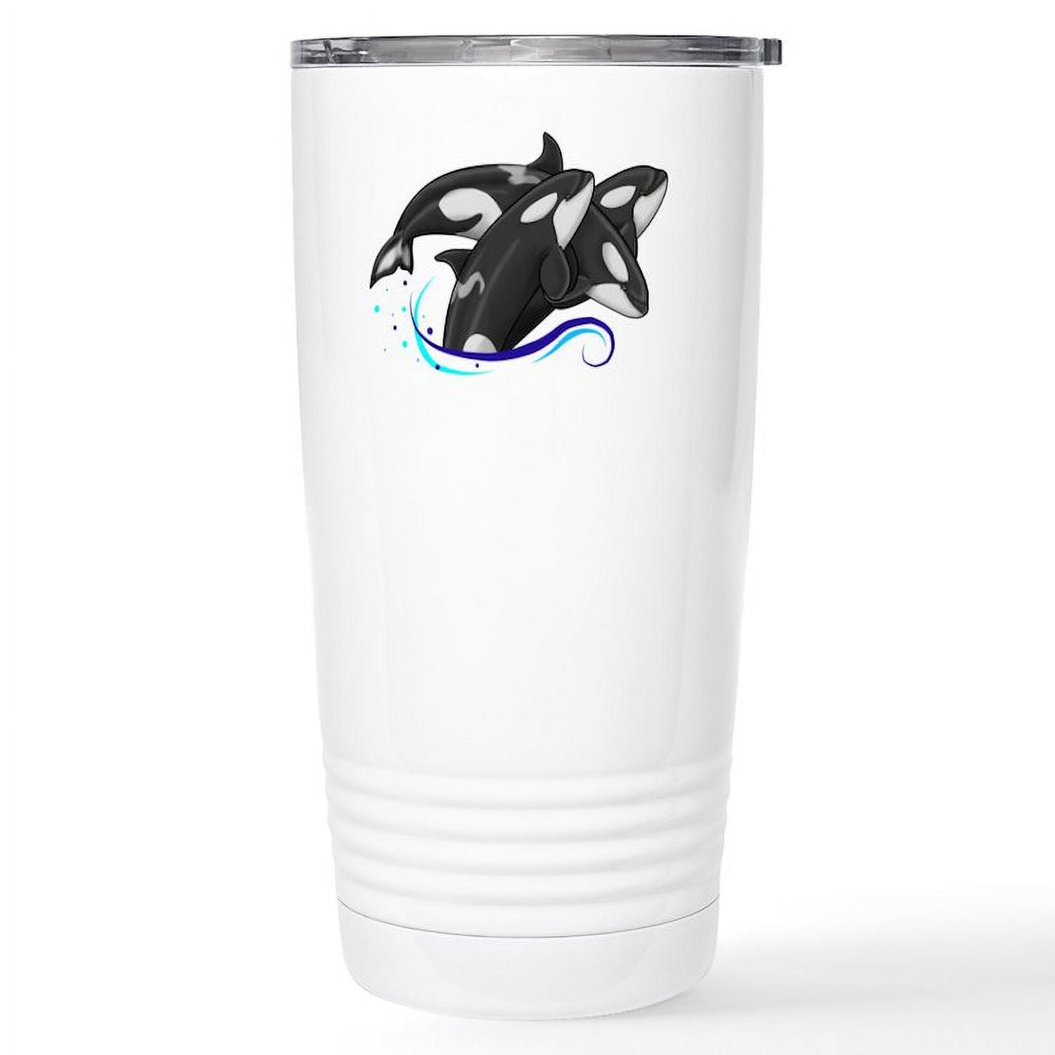 CafePress - Orca Triple Jump Stainless Steel Travel Mug - Insulated ...