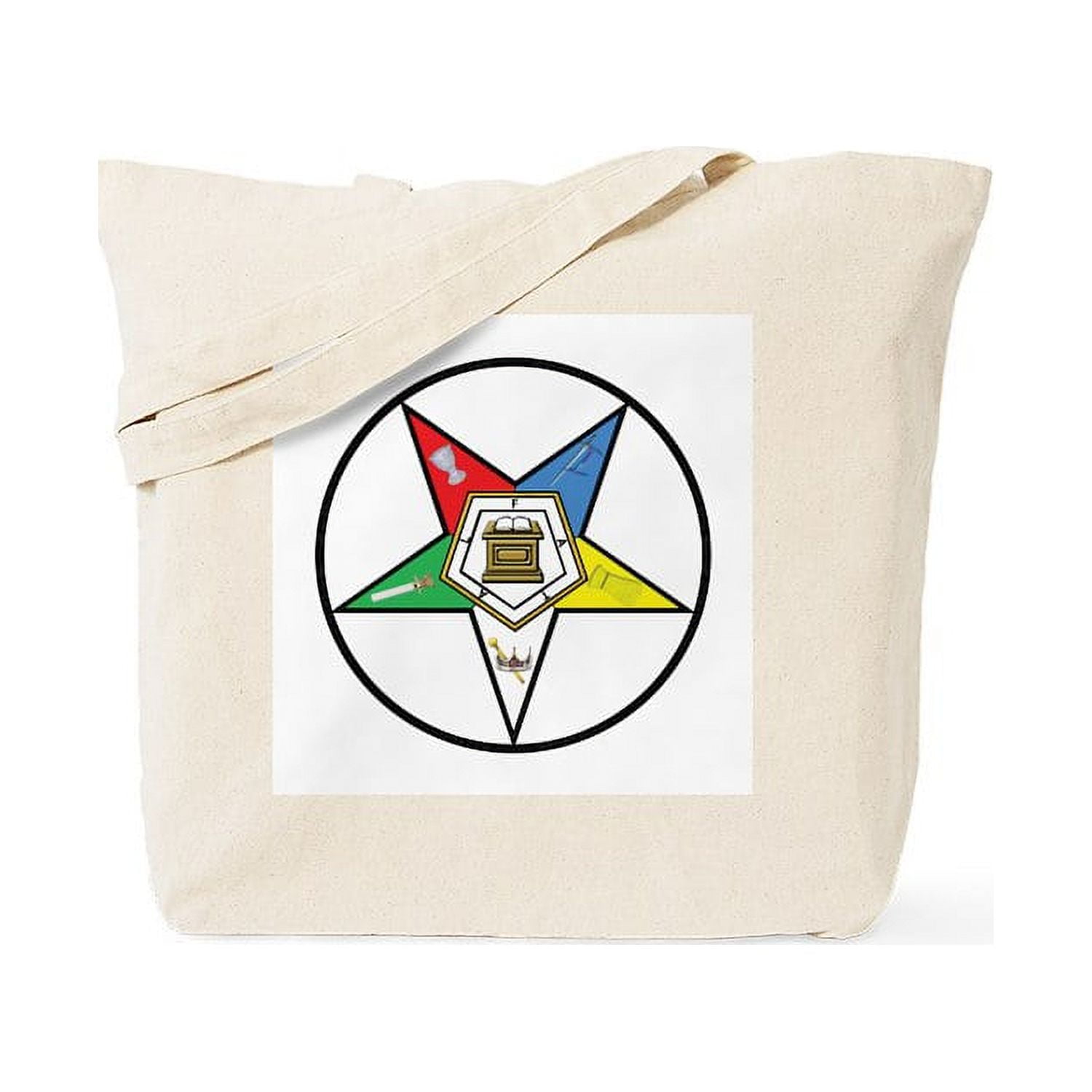 CafePress - Order Of The Eastern Star Circle Tote Bag - Unisex Canvas ...