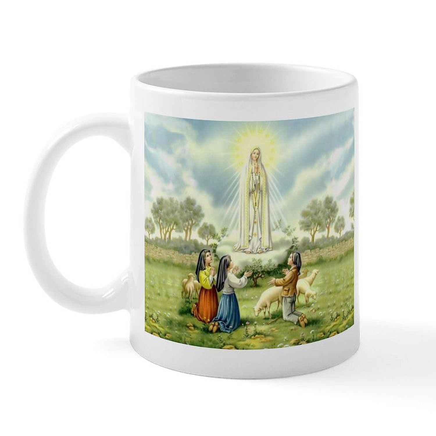 CafePress - Our Lady Of Fatima Mug - 11 oz Ceramic Mug - Novelty Coffee ...