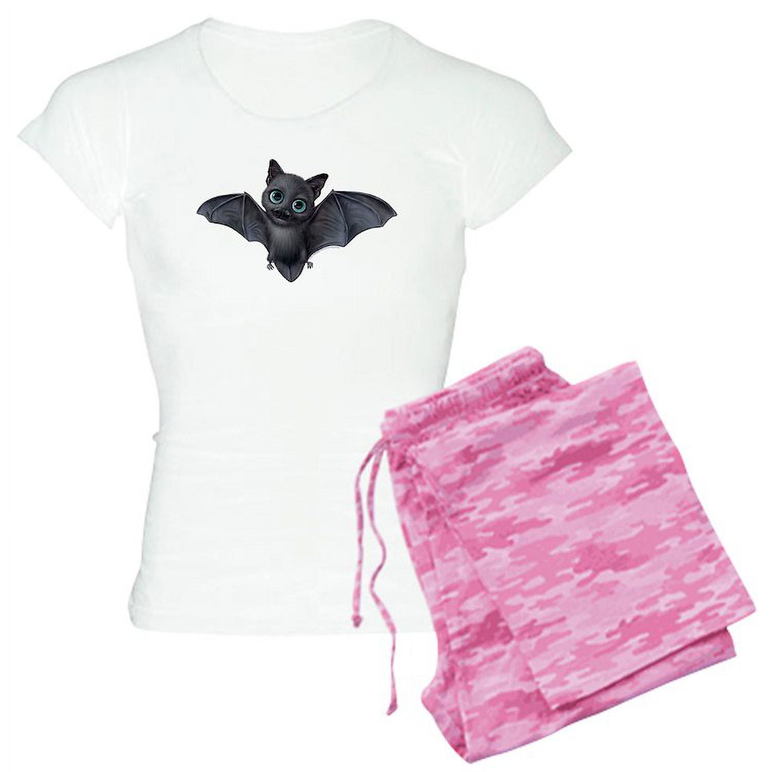 CafePress - PD Moreno's Halloween Bat - Women's Light Pajamas - Walmart.com