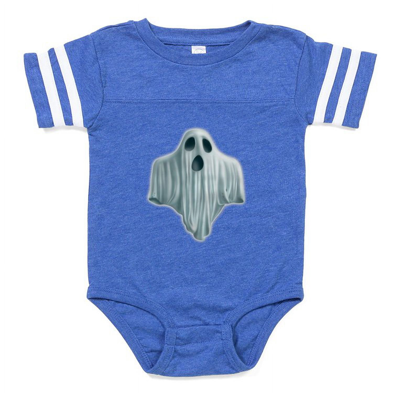 CafePress - PD Moreno's Halloween Ghost - Cute Infant Baby Football ...