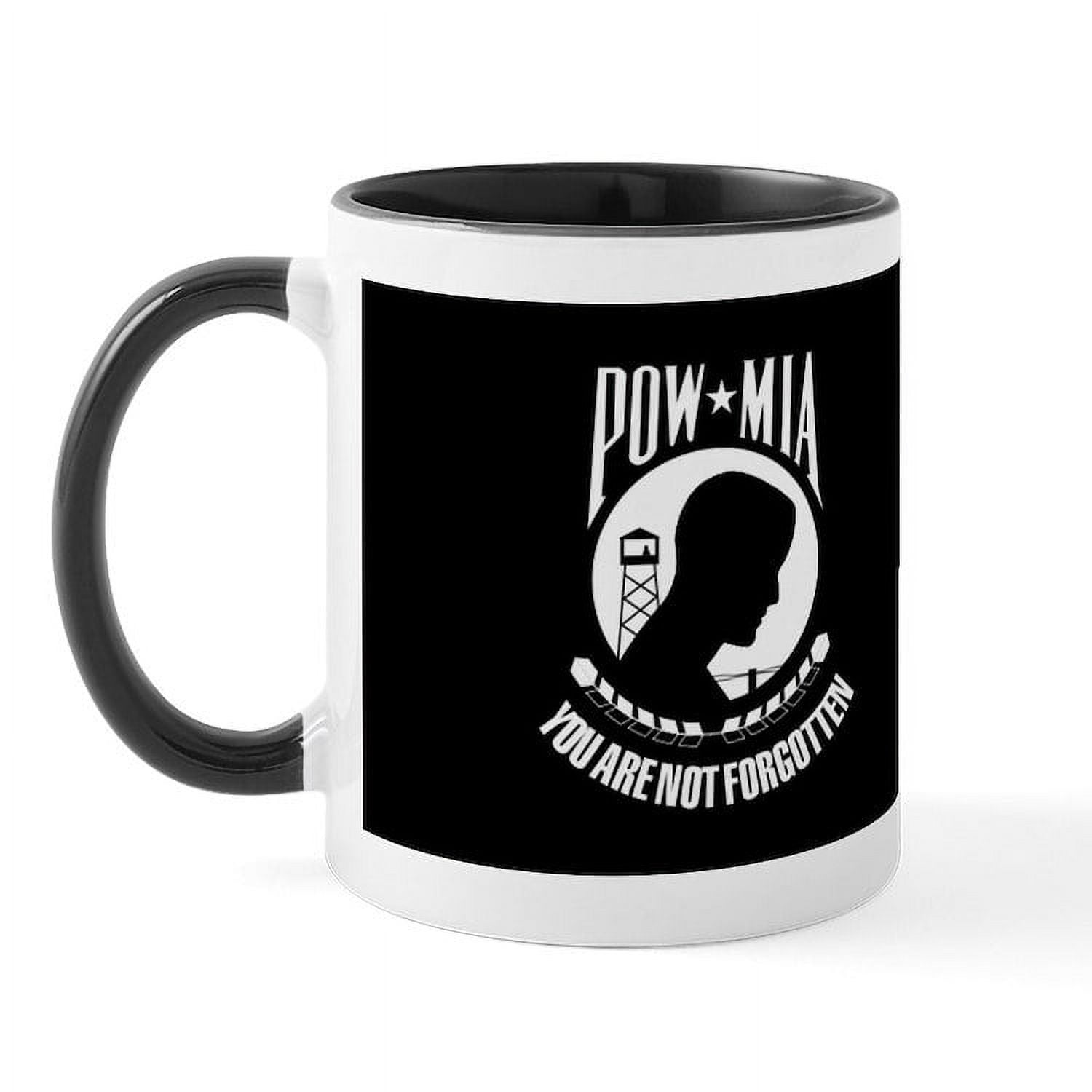 CafePress - POW MIA Military Flag Mug - 11 oz Ceramic Mug - Novelty ...