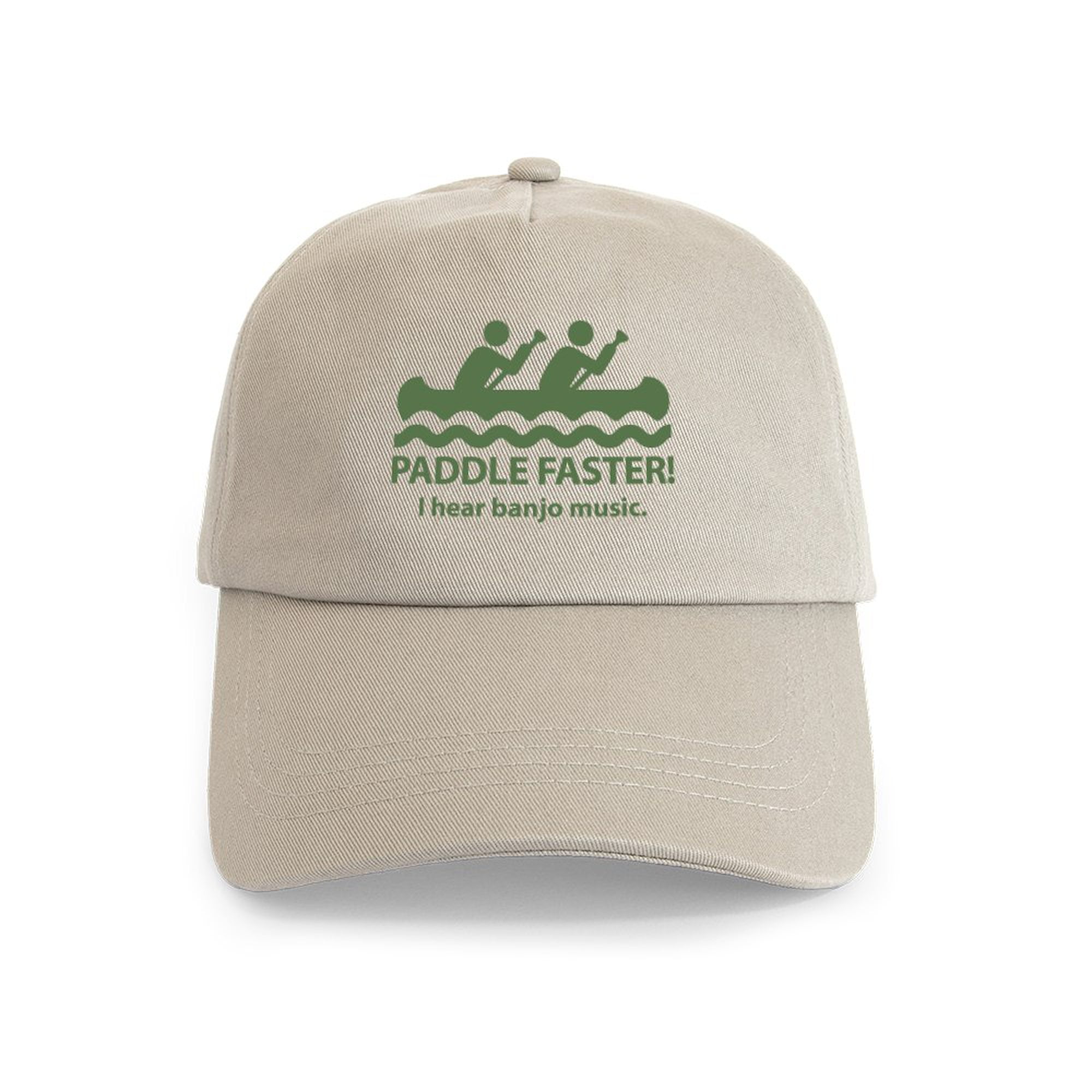 CafePress - Paddle Faster I Hear Banjo Music Cap - Adjustable 100% ...