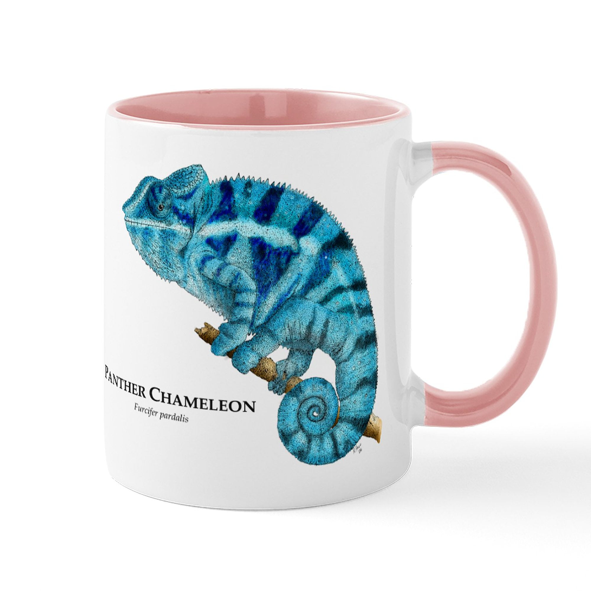 CafePress - Panther Chameleon Mug - 11 oz Ceramic Mug - Novelty Coffee ...