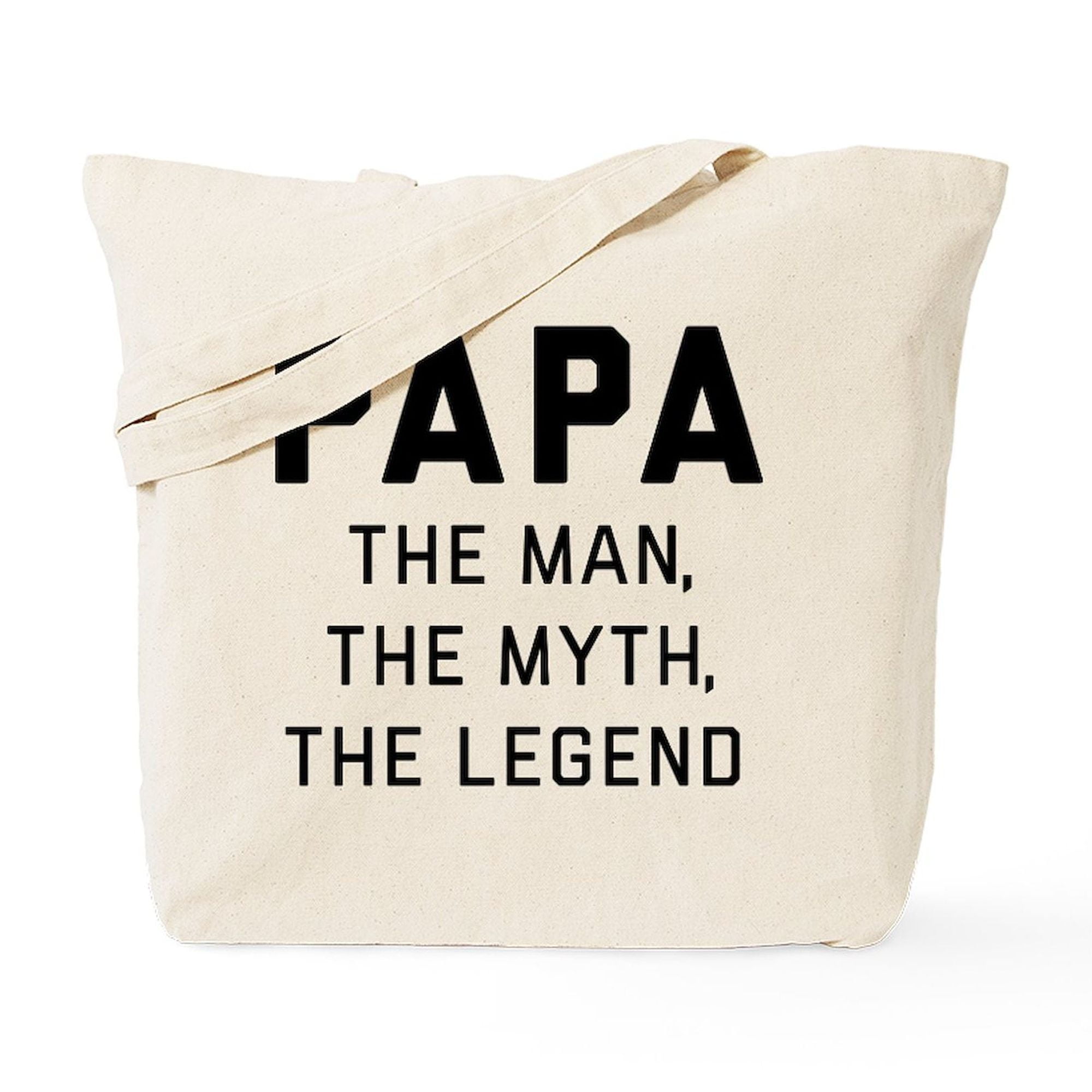 CafePress - Papa: The Man The Myth The Legend Tote Bag - Unisex Canvas ...