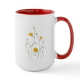 CafePress - Paper Butterflies Mugs - 15 oz Ceramic Large White Nolvety ...