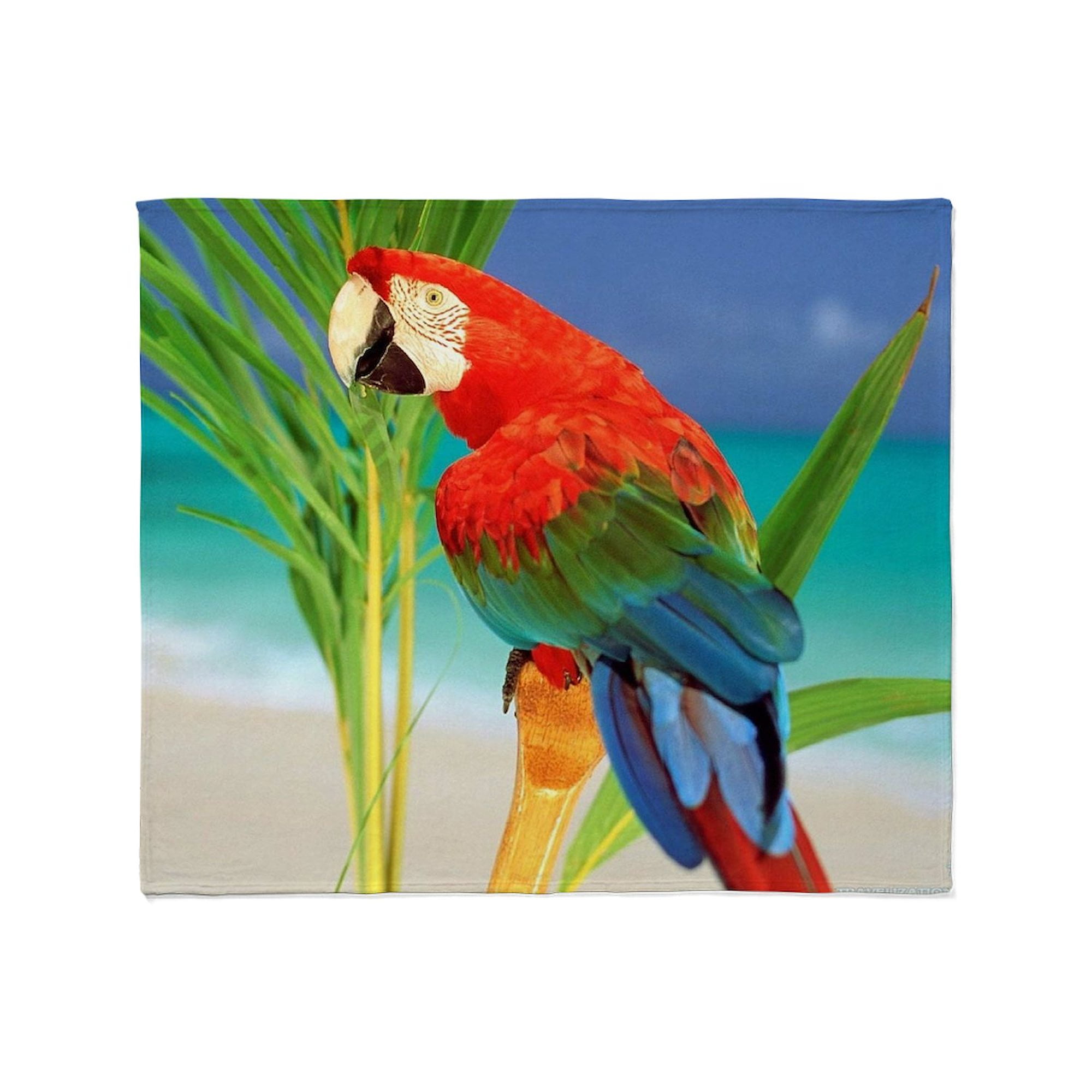 CafePress - Parrot Throw Blanket - Soft Fleece Throw Blanket, 50"x60 ...
