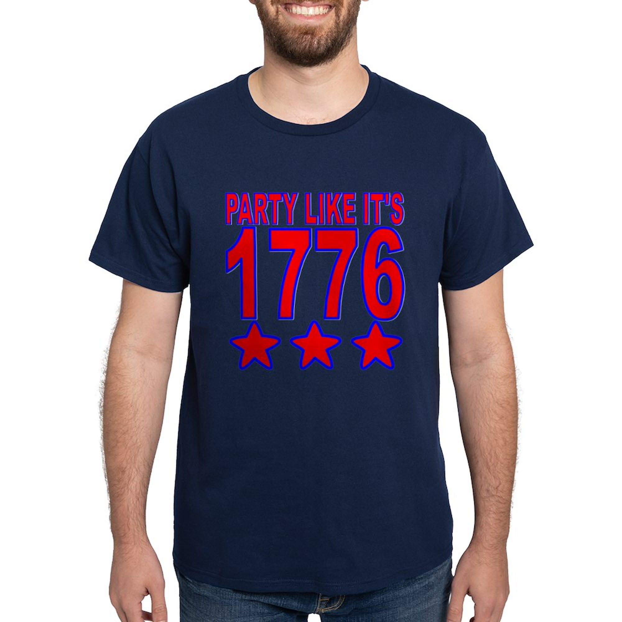 CafePress - Party Like Its 1776 T Shirt - Men's Classic Graphic Cotton ...