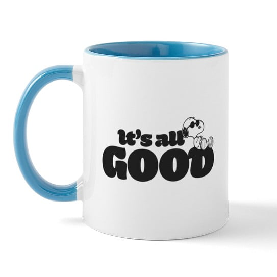 CafePress - Peanuts It's All Good Mugs - 11 oz Ceramic Mug - Novelty ...