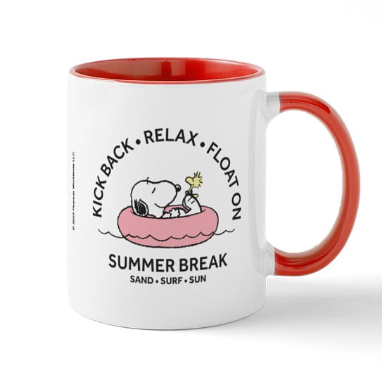 CafePress - Peanuts Summer Break Mugs - 11 oz Ceramic Mug - Novelty ...