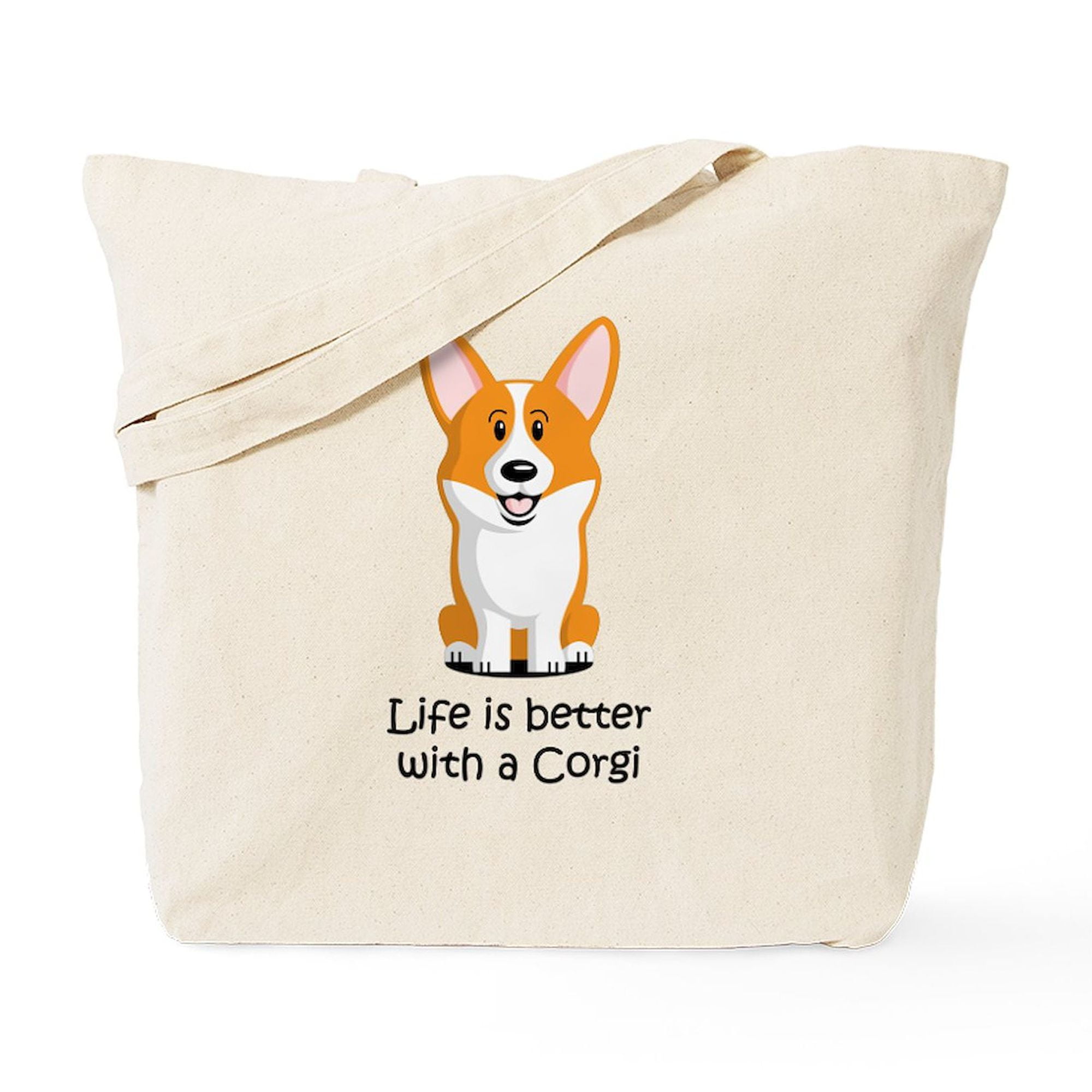 CafePress - Pembroke Welsh Corgi Tote Bag - Unisex Canvas Tote Bag ...