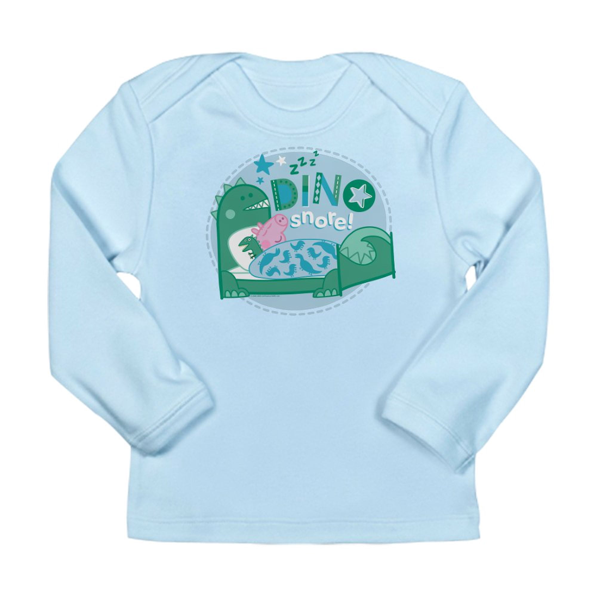 CafePress - Peppa Pig: Dino Snore! Long Sleeve Infant T Shirt - Long ...