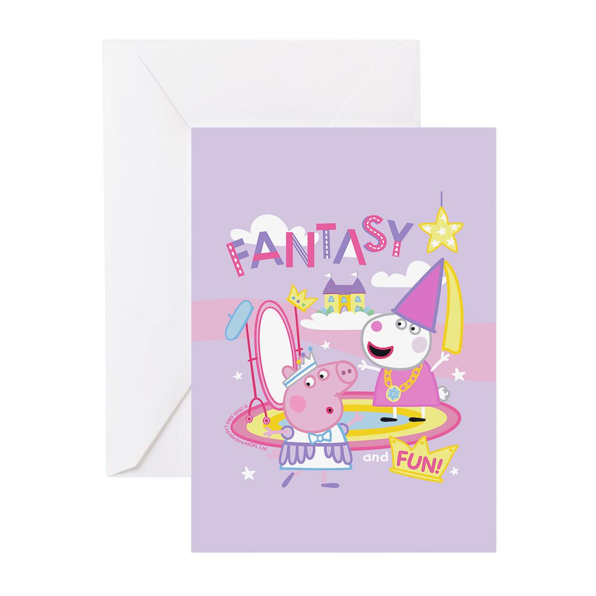 CafePress - Peppa Pig: Fantasy And Fun! - Greeting Card (20-pack), Note ...