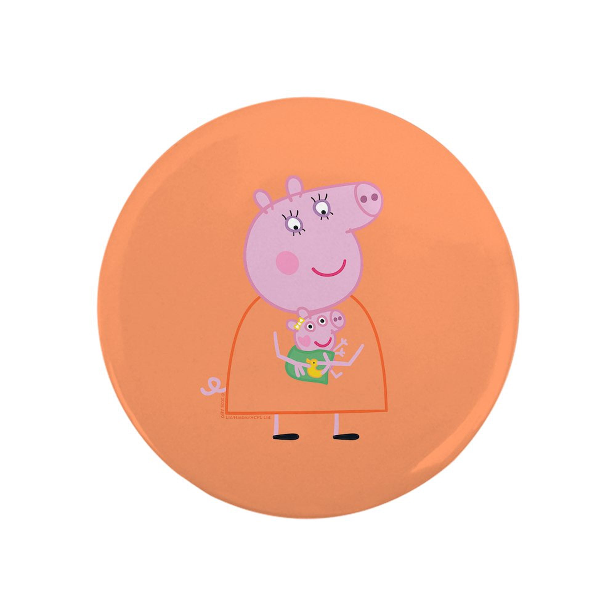CafePress - Peppa Pig: Holding Baby - 2.25" Round Magnet, Refrigerator ...