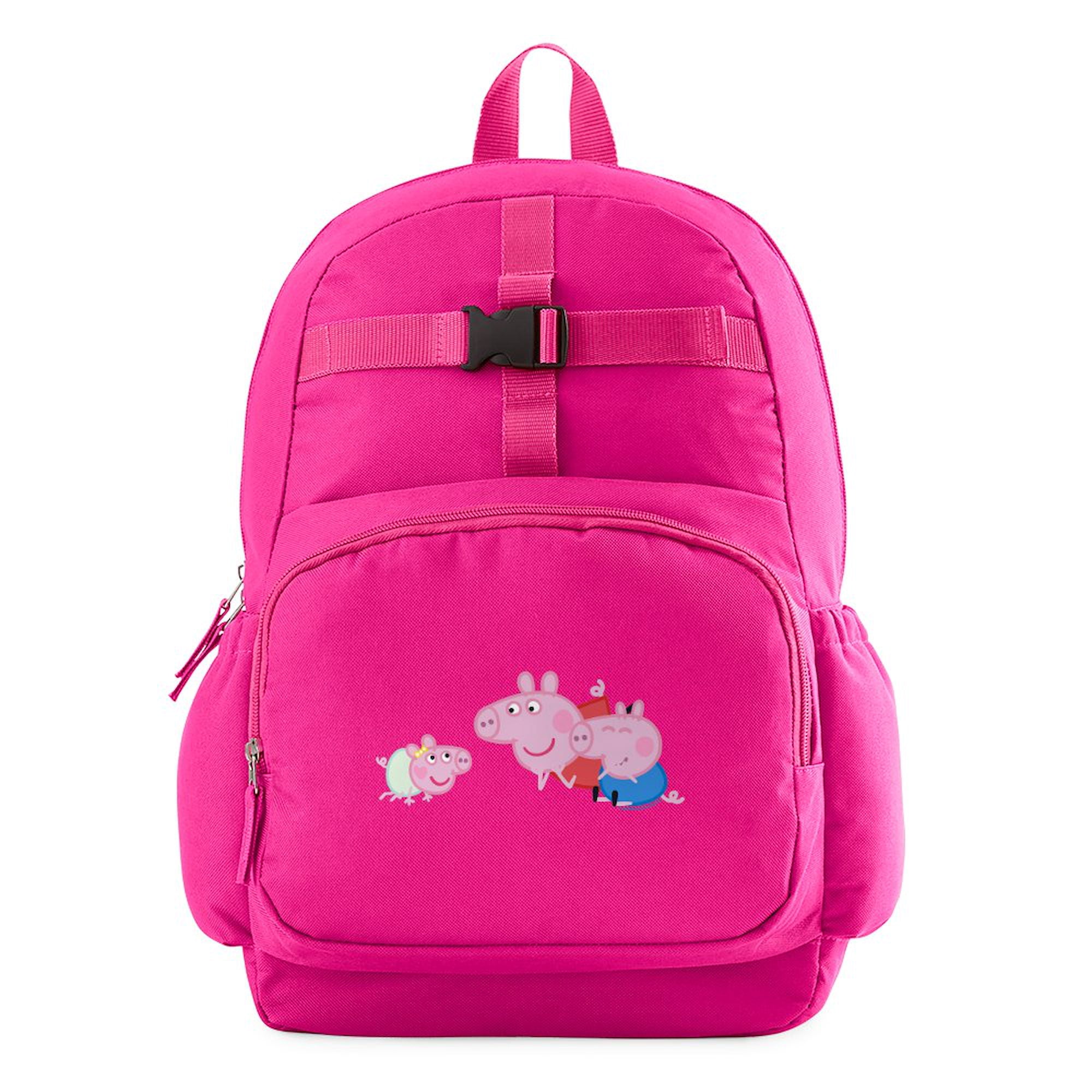 CafePress - Peppa Pig: Learning To Crawl - Cute School Travel Backpack ...