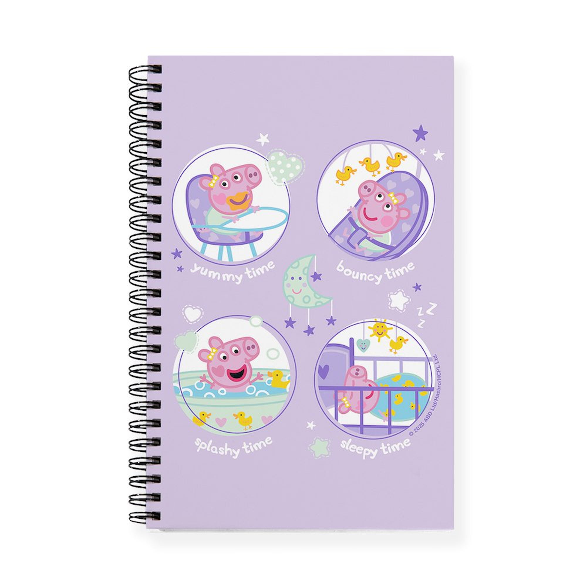 CafePress - Peppa Pig: Morning To Evening - Spiral Bound Journal ...