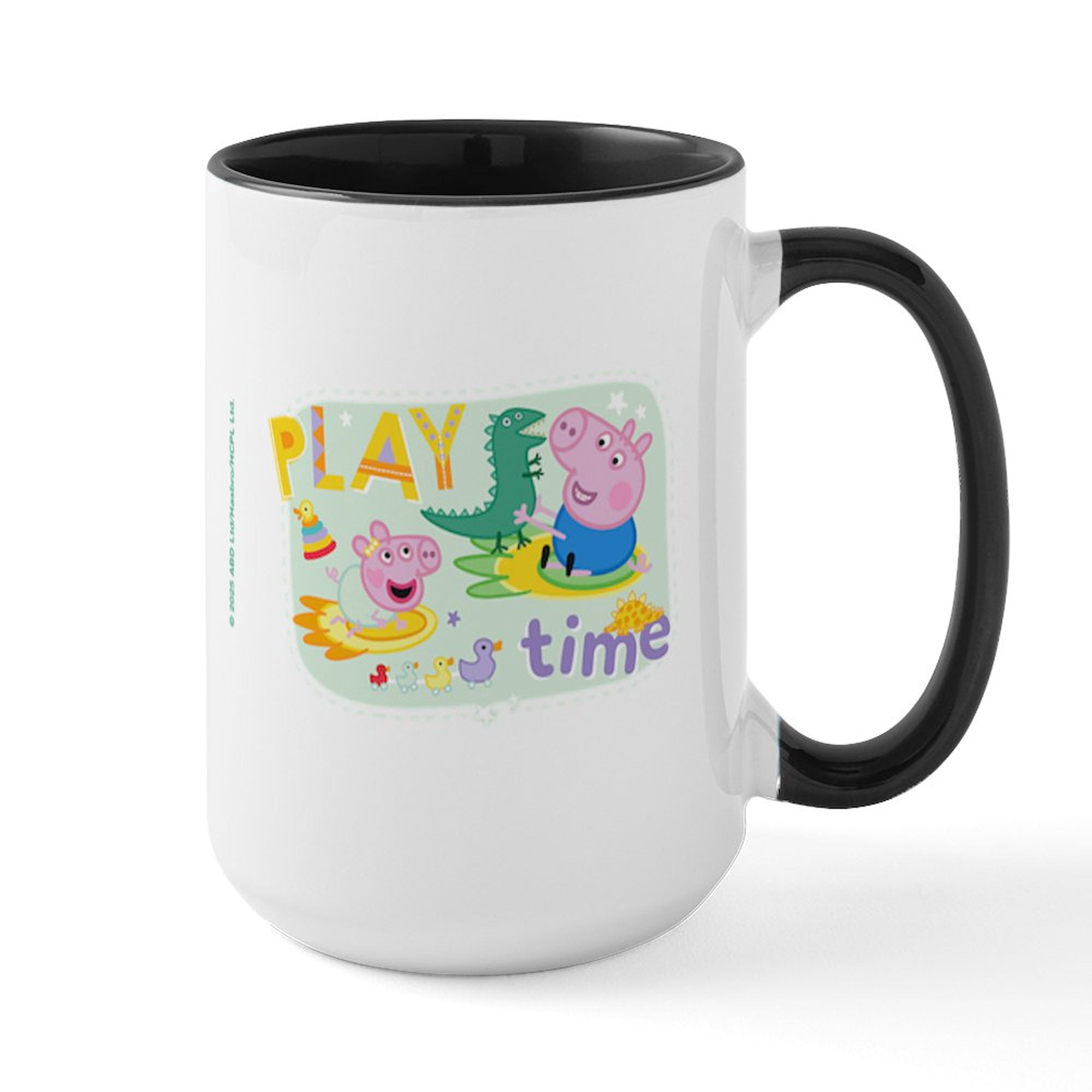 CafePress - Peppa Pig: Play Time - 15 oz Ceramic Large White Novelty ...
