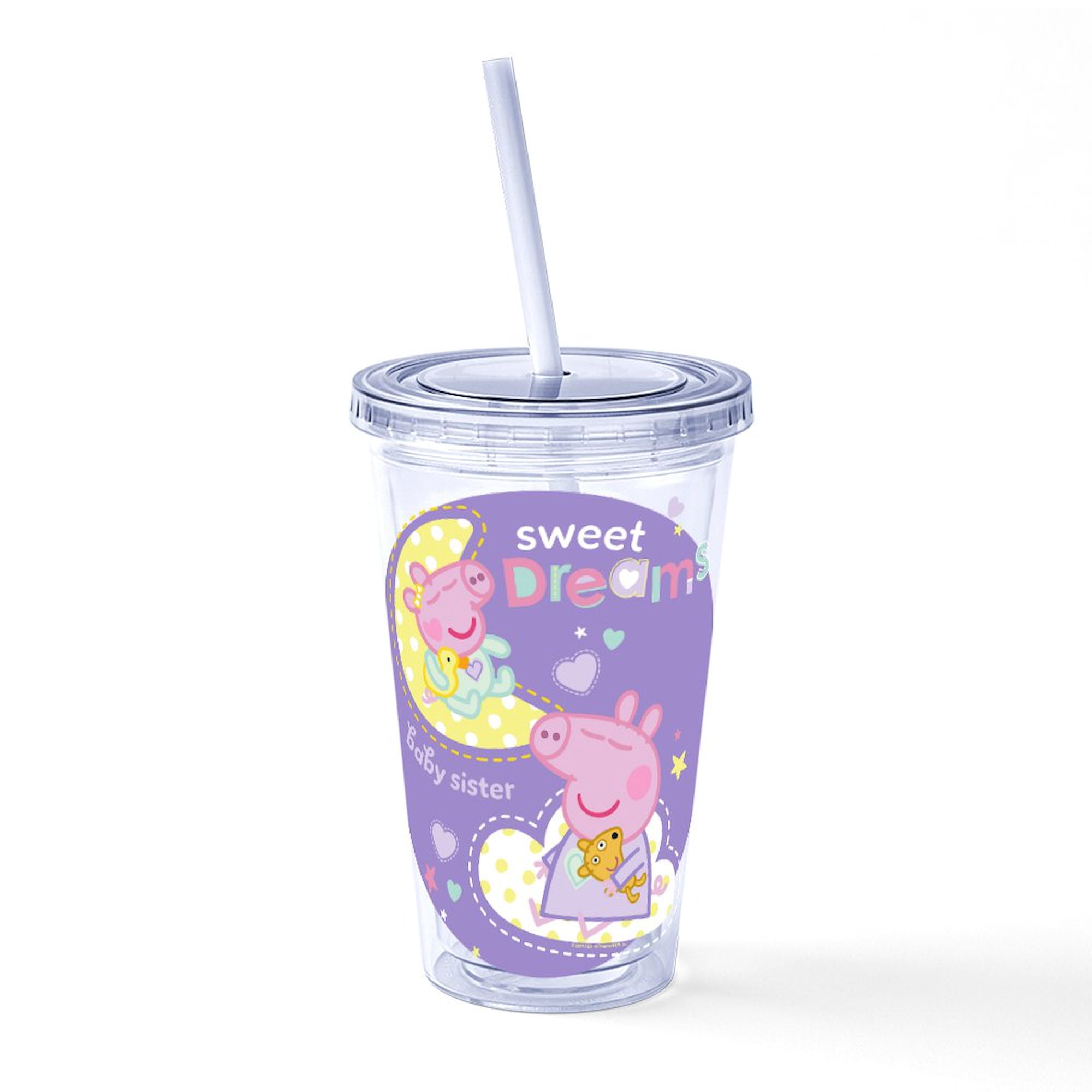 CafePress - Peppa Pig: Sweet Dreams - 16 Ounce Classic Clear Insulated ...