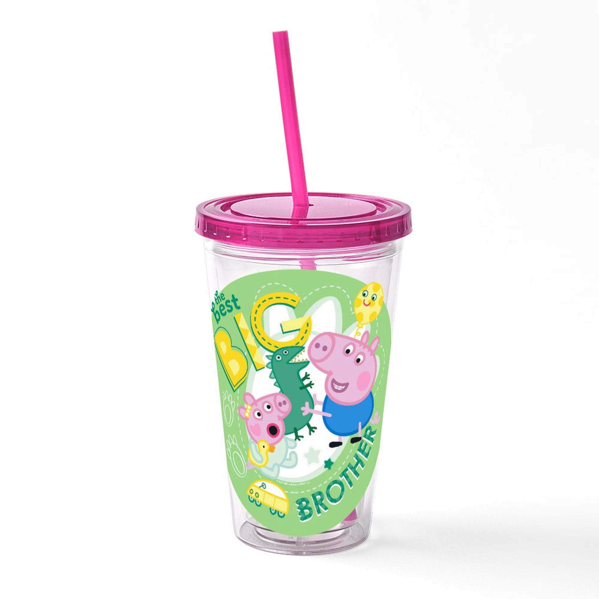 CafePress - Peppa Pig: The Best Big Brother - 16 Ounce Classic Clear ...