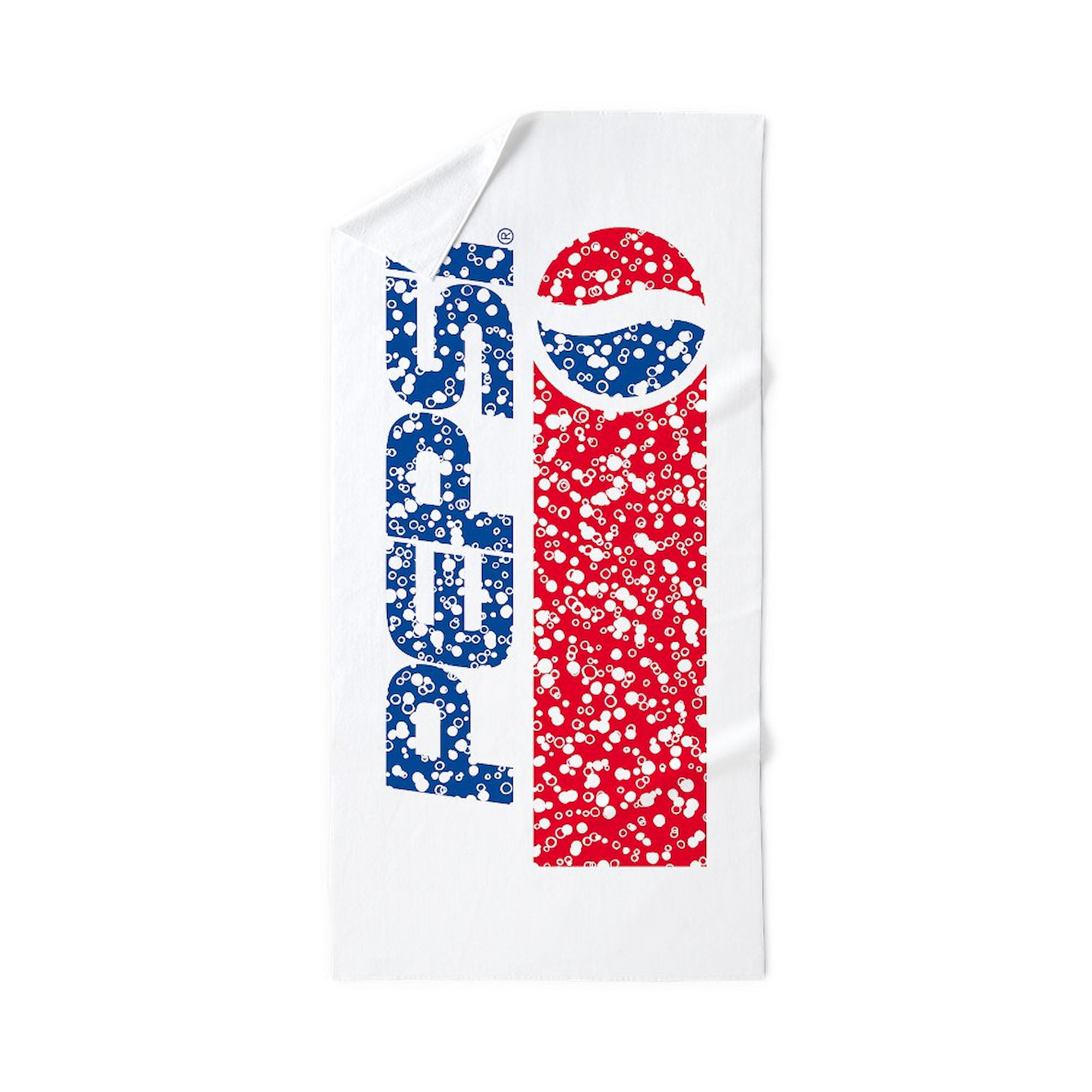 CafePress - Pepsi Bubbles - Large Beach Towel, Soft 30"x60" Towel with ...