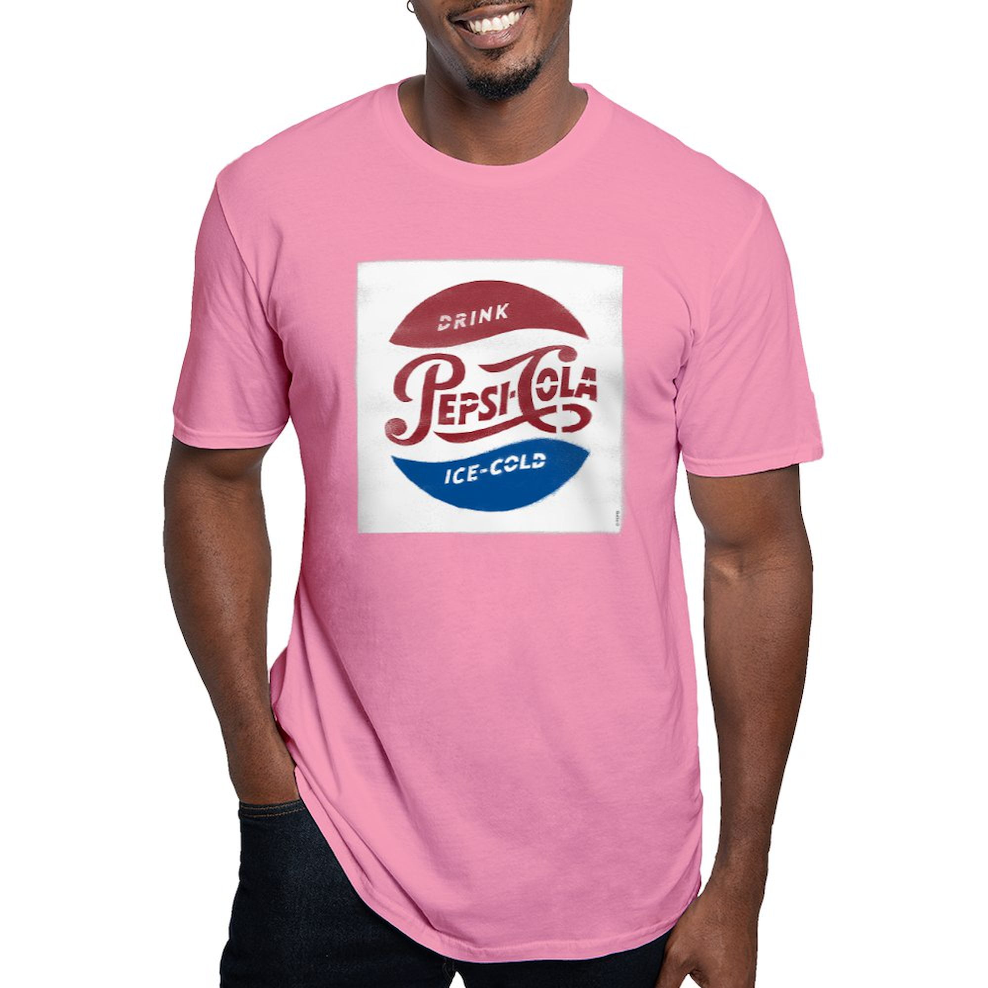 CafePress - Pepsi Cola Ice Cold Men's Fitted T Shirt (Dark) - Men's ...