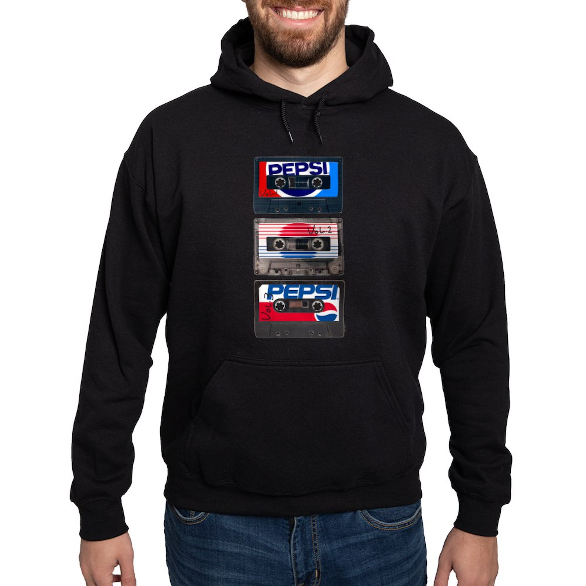 CafePress - Pepsi Flashback Tapes Hoodie (Dark) - Pullover Hoodie ...