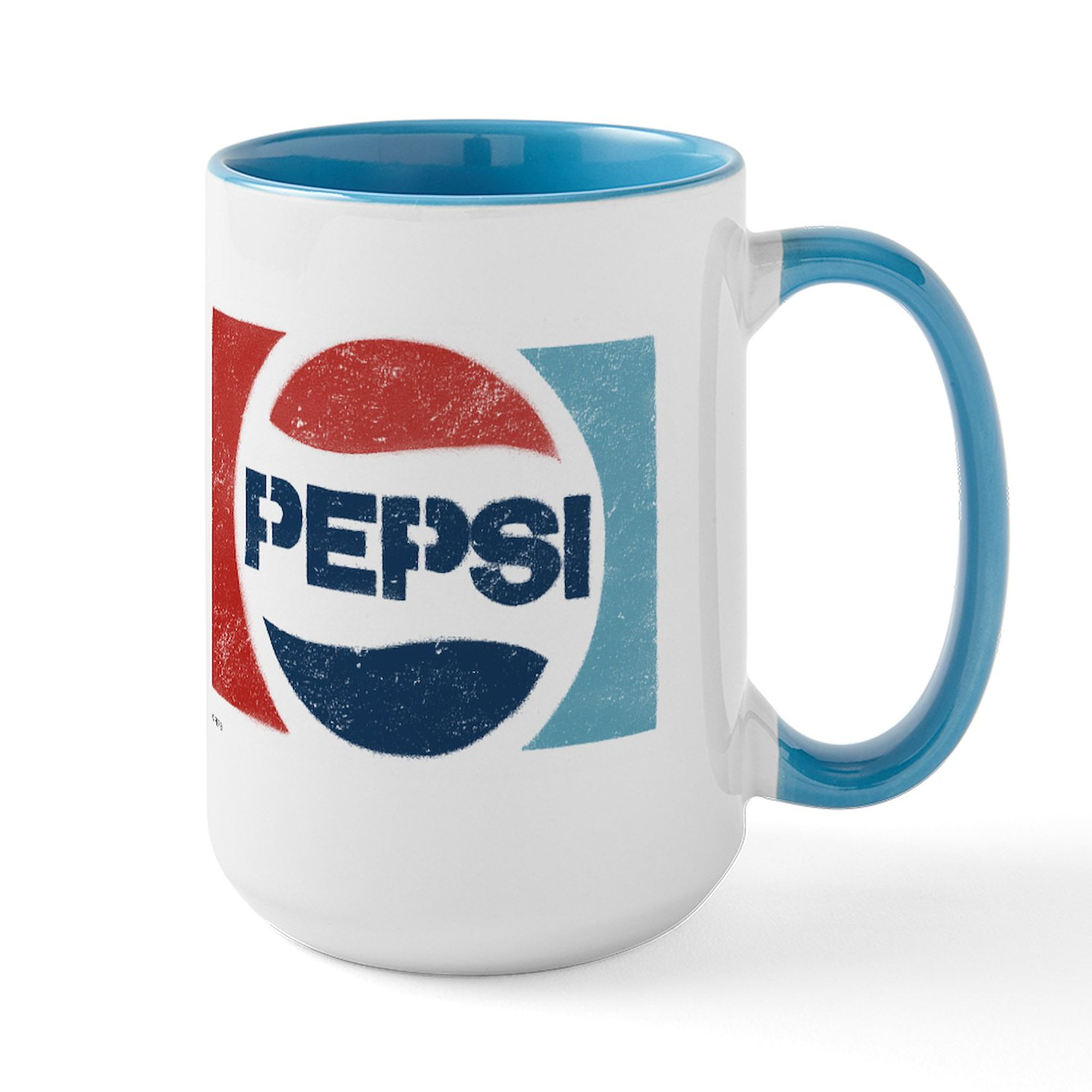 CafePress - Pepsi Logo 15 Oz Ceramic Mug - 15 oz Ceramic Large White ...