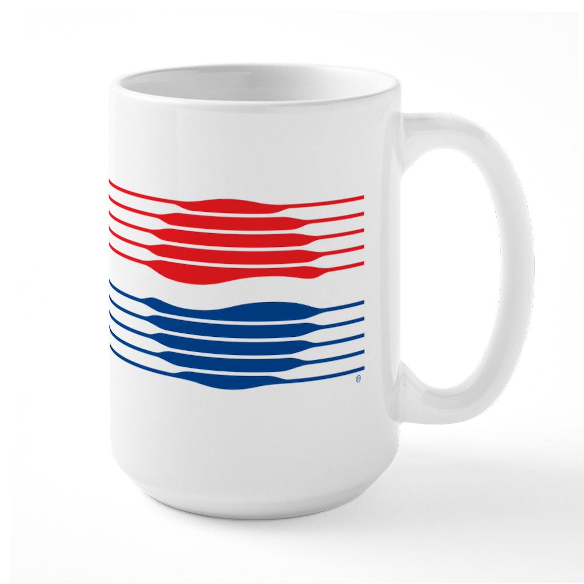 CafePress - Pepsi Logo Distorted - 15 oz Ceramic Large White Novelty ...