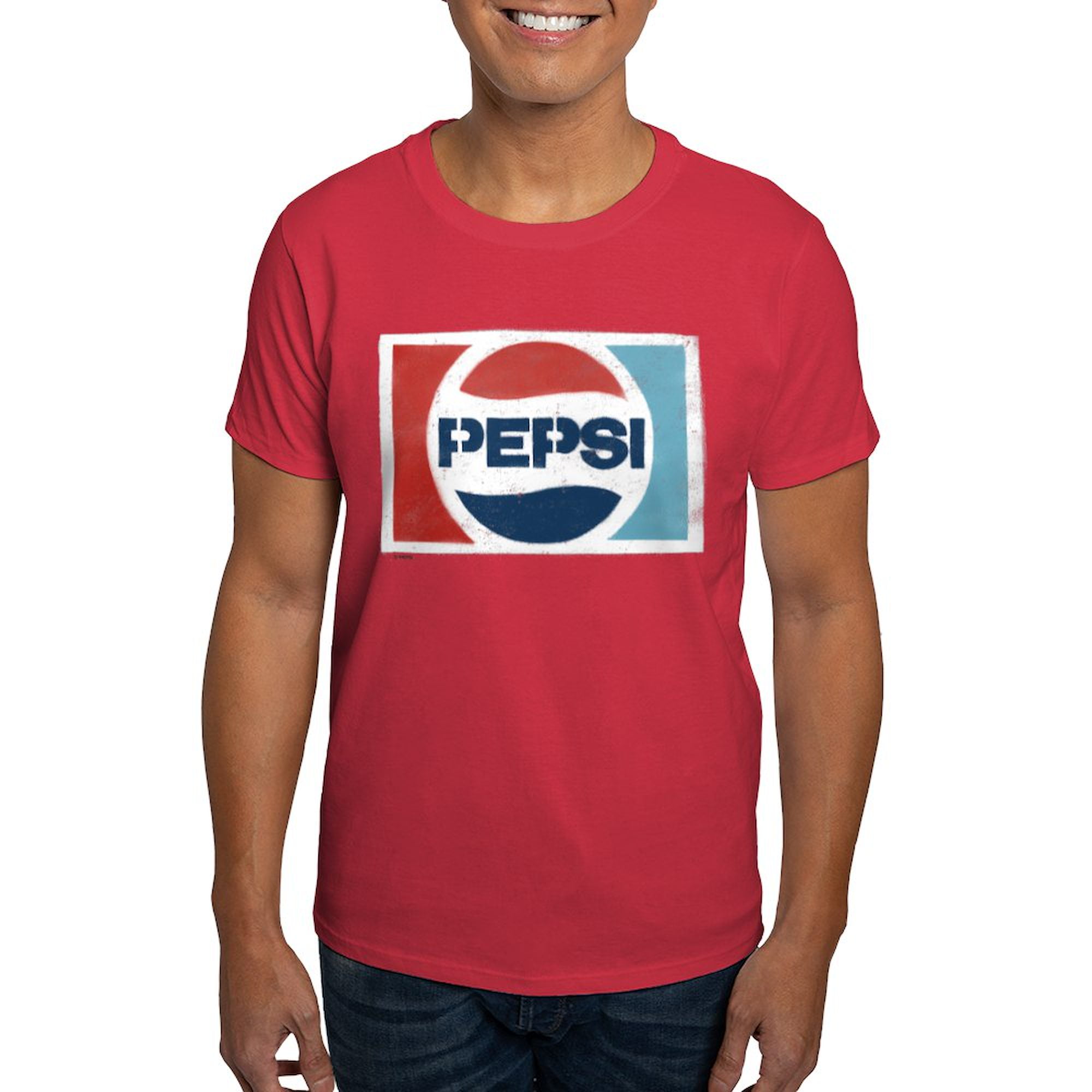 CafePress - Pepsi Logo Light T Shirt - Men's Classic Graphic Cotton T ...
